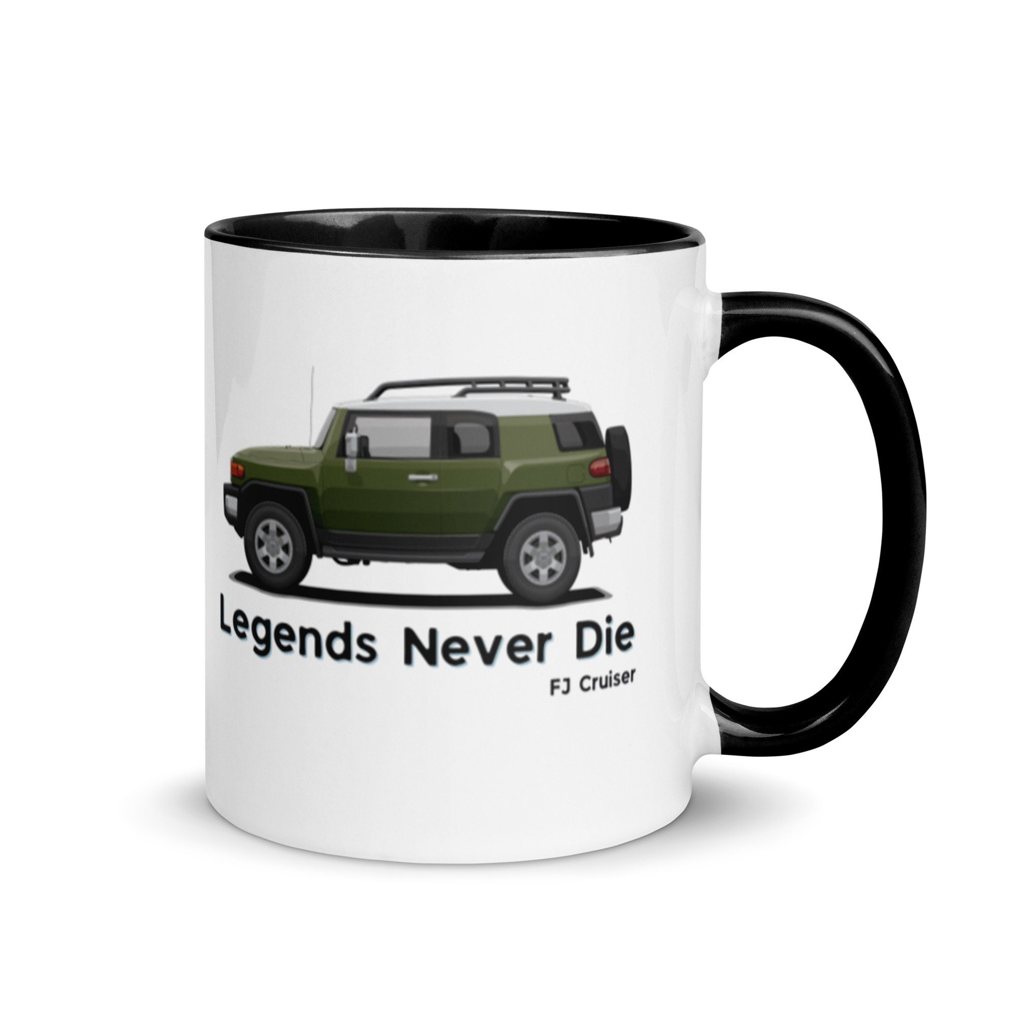 Toyota FJ Cruiser Army Green | Toyota Mug With Color Inside | FJ ...