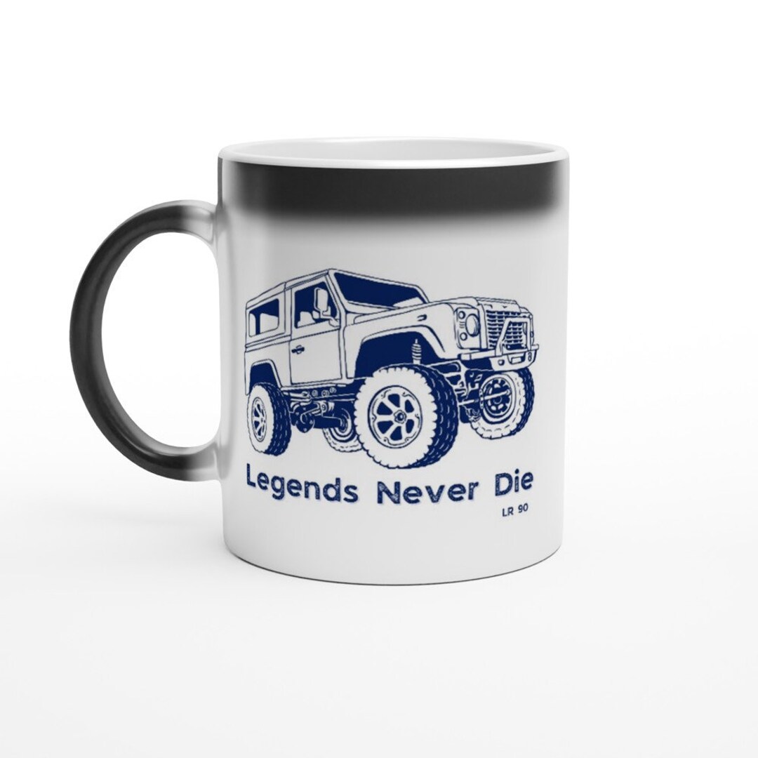 Land Rover Defender 90 Magic Mug: Classic 4x4, 11oz Ceramic - Etsy