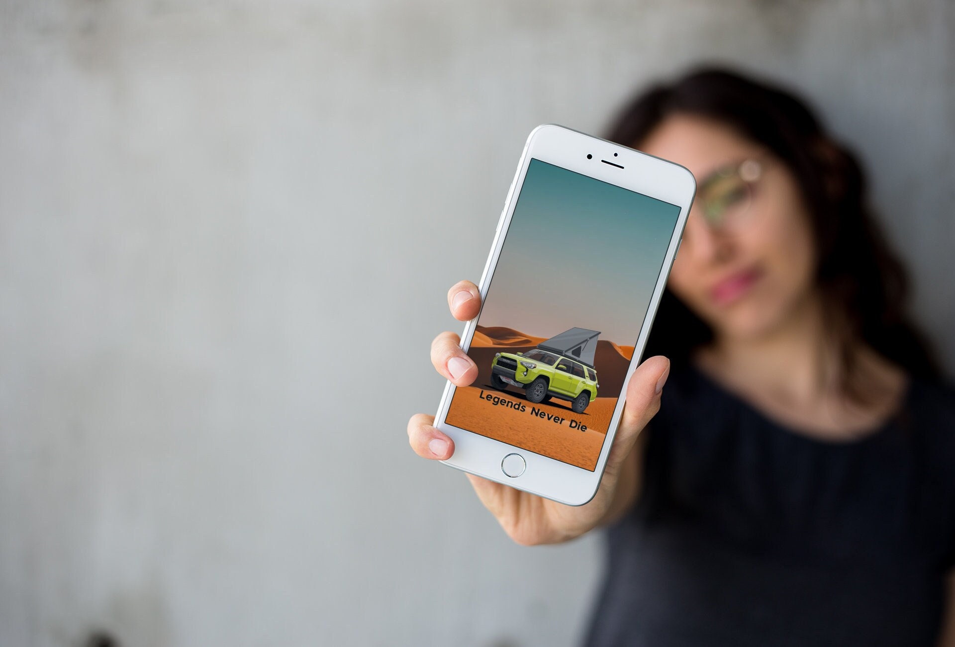 Toyota 4runner With Roof Top Tent 4 Wheel Drive Overlander Phone Wall ...