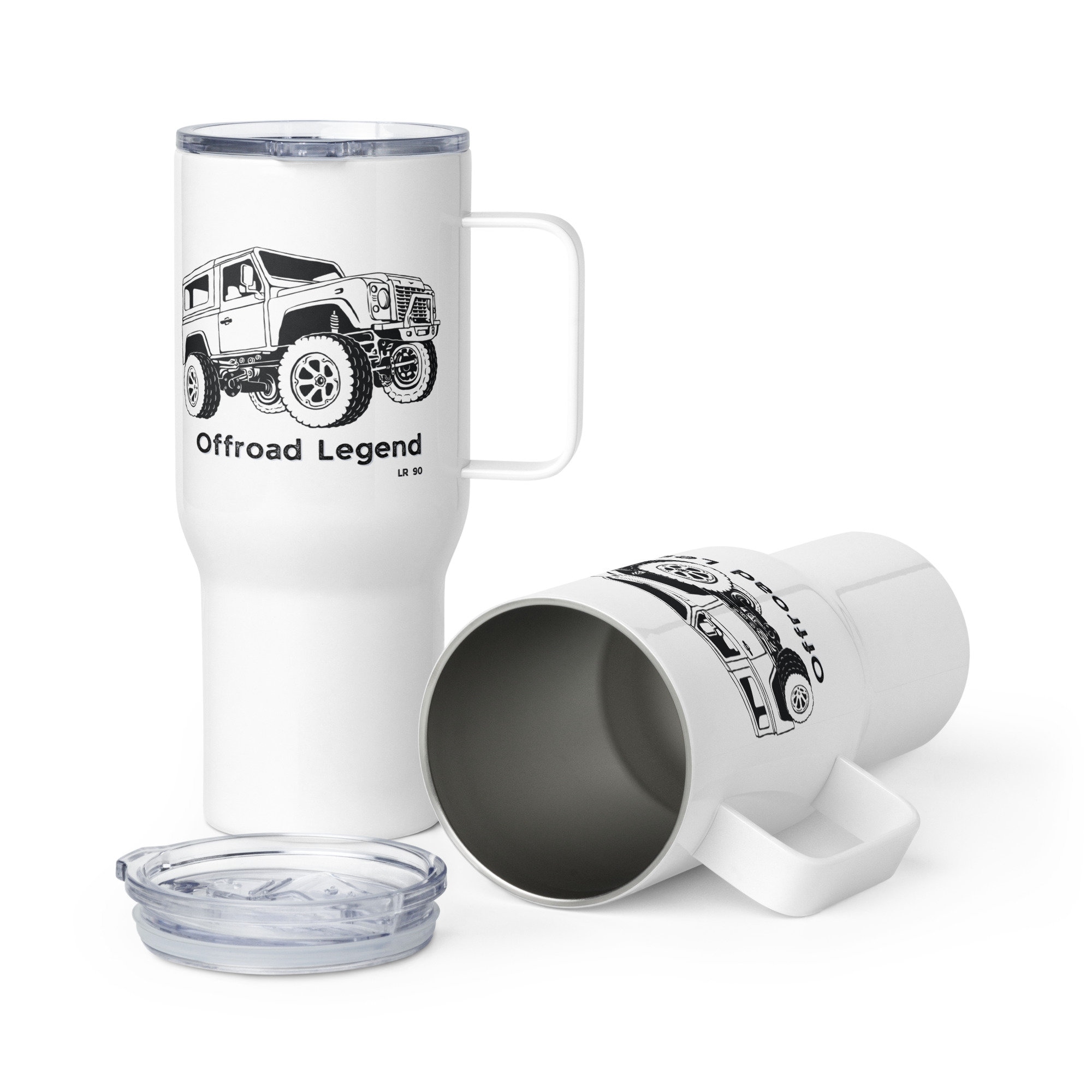 Classic Land Rover Defender 90 Travel Mug With a Handle - Etsy