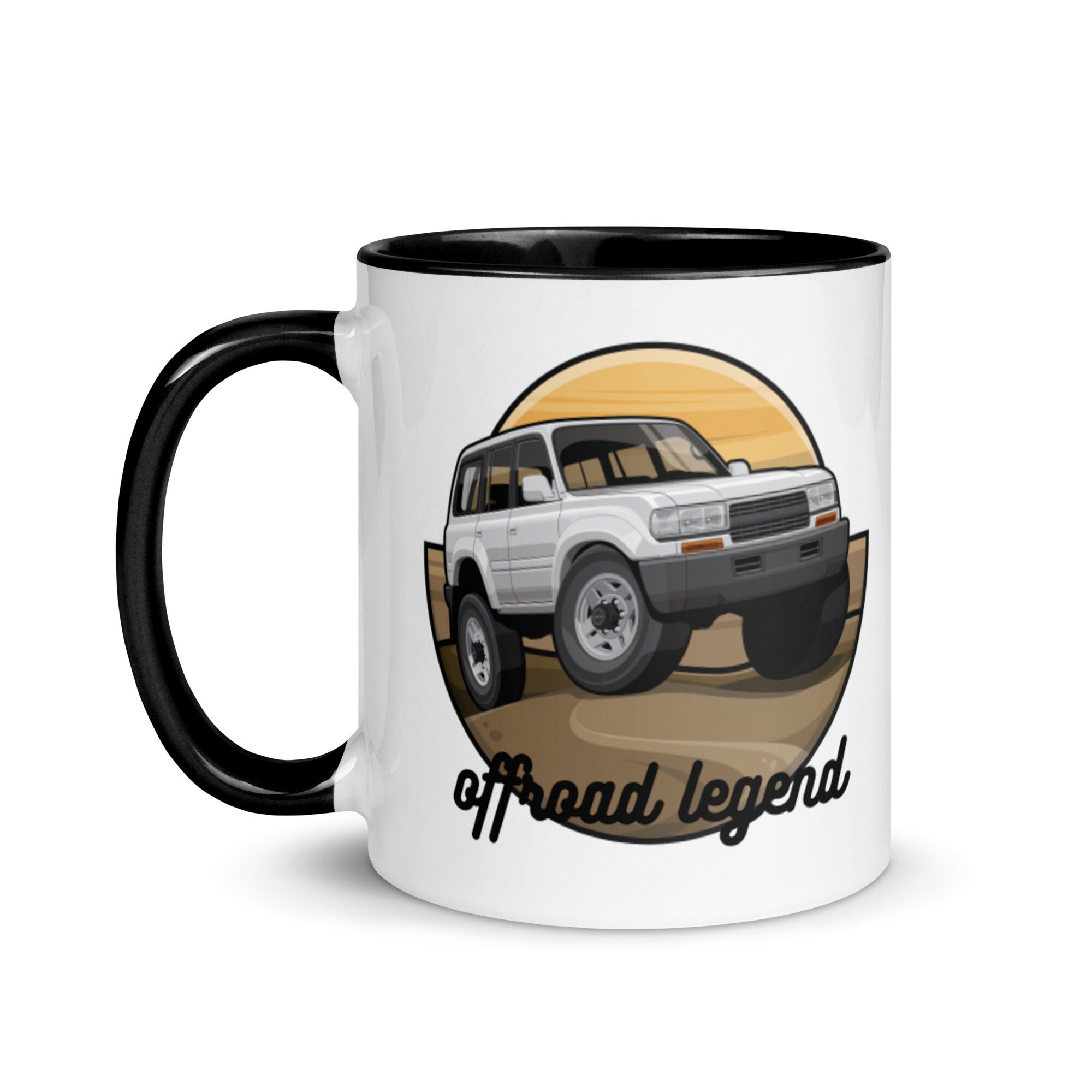 Toyota Land Cruiser 80 Series Toyota Mug With Color Inside Land Cruiser ...