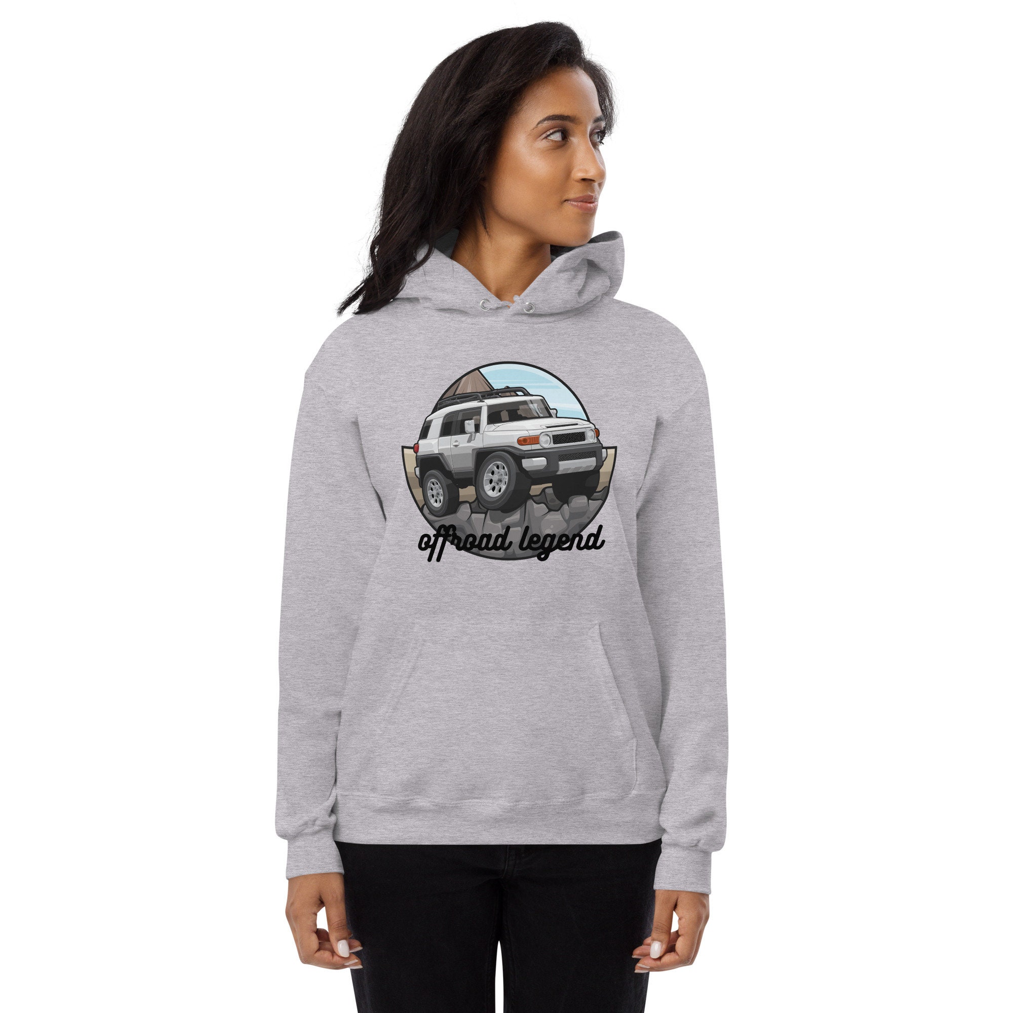 Toyota FJ Cruiser Fleece Hoodie: Offroad Legend 4x4 - Etsy