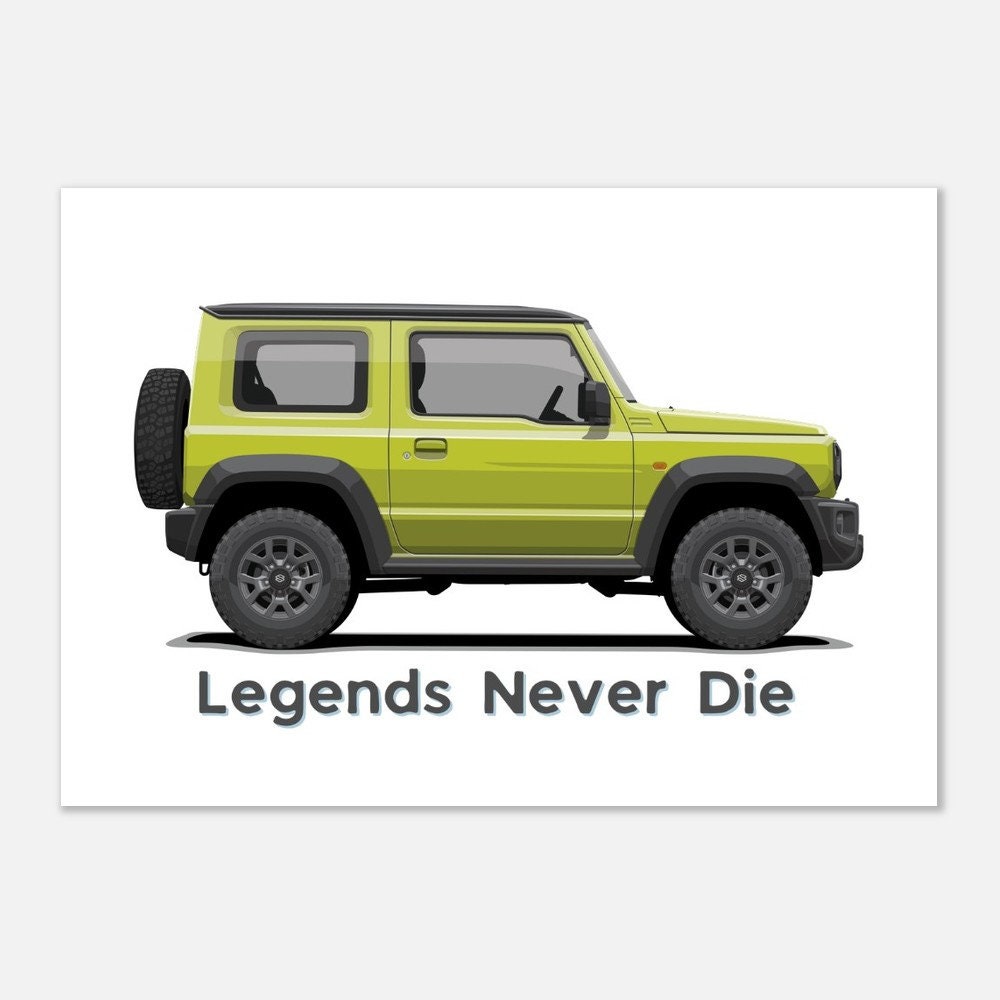 Suzuki Jimny Poster Suzuki Jimny Classic Semi-glossy Paper Poster ...