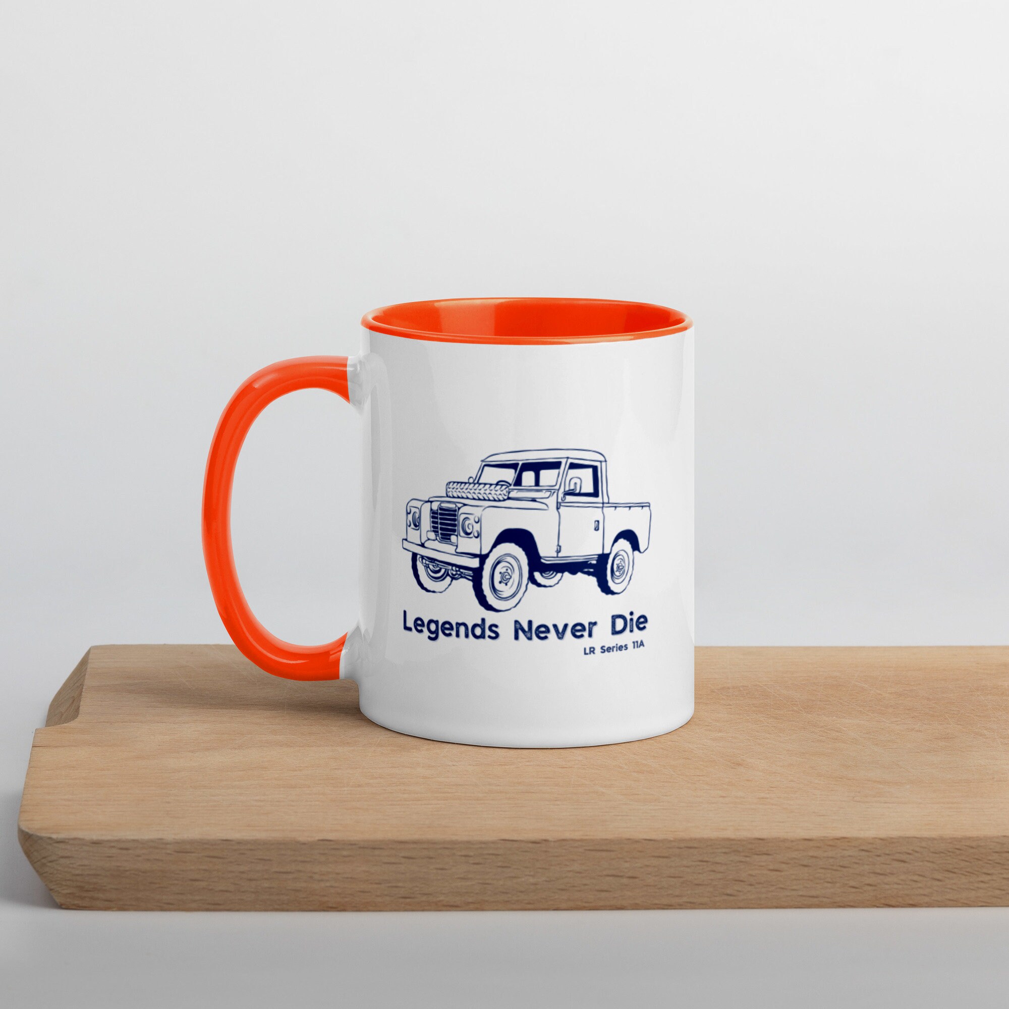 Legends Never Die Mug Land Rover Pick up Series 11A Gift Coffee Mug ...