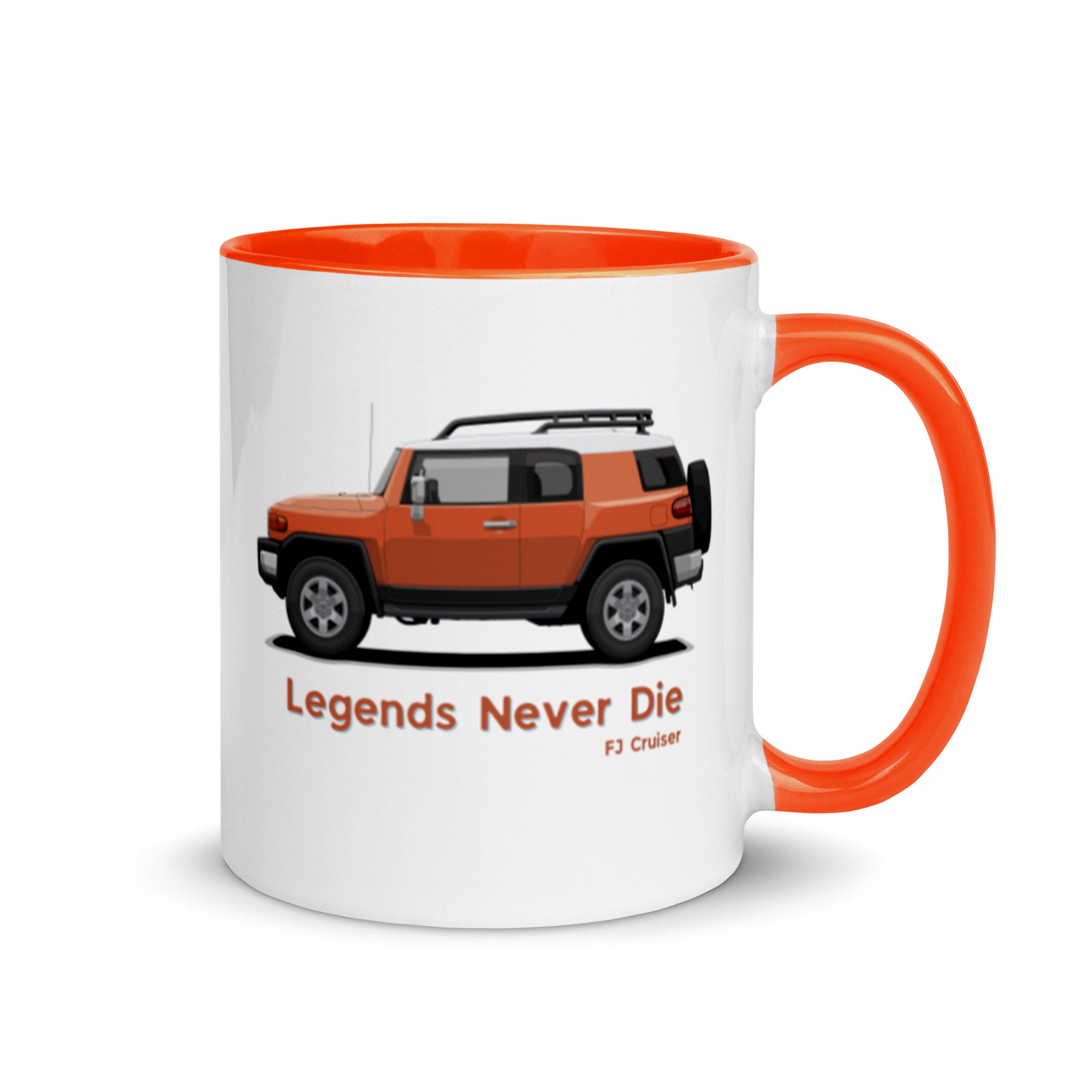 Toyota FJ Cruiser Toyota Mug With Color Inside FJ Cruiser - Etsy