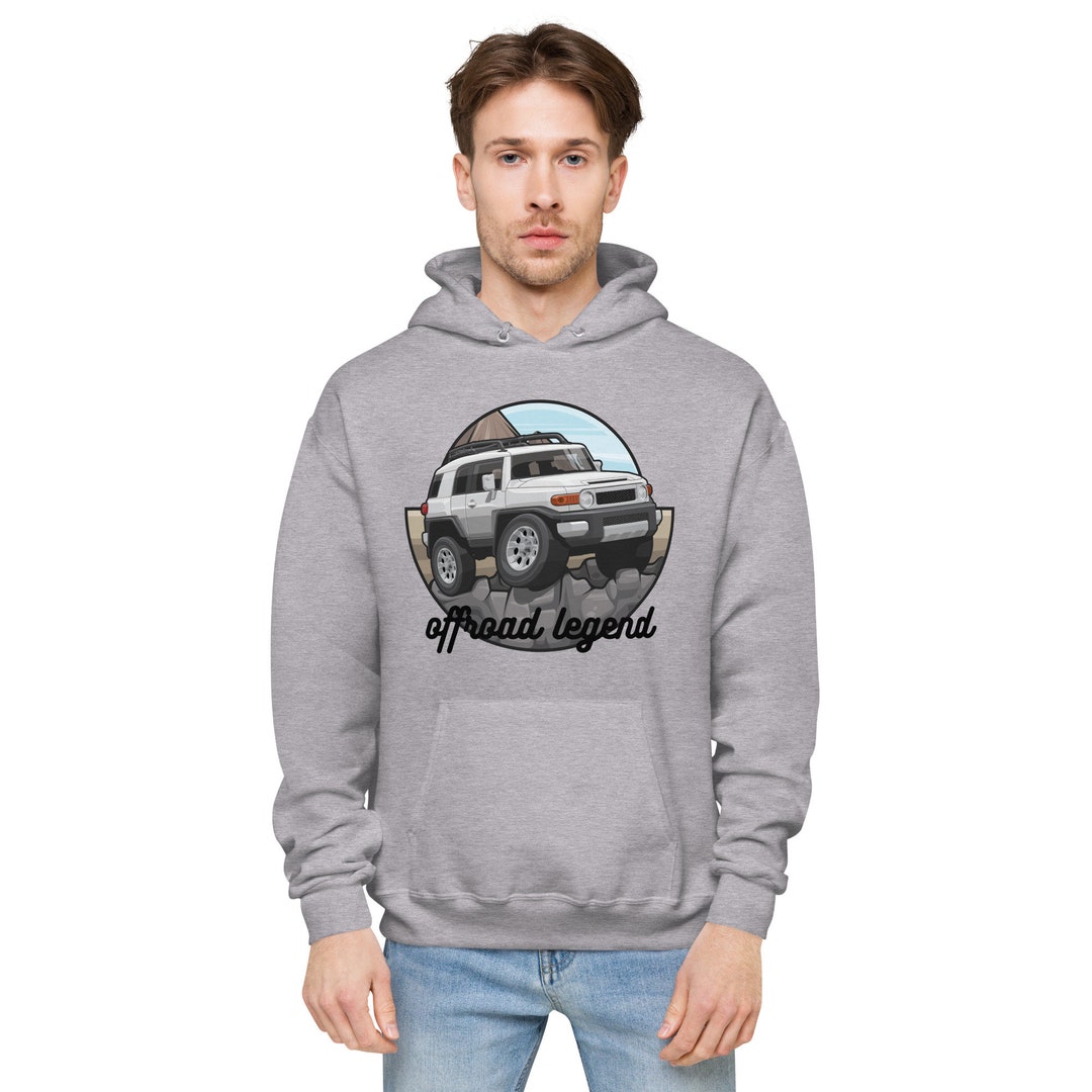 Toyota FJ Cruiser Fleece Hoodie: Offroad Legend 4x4 - Etsy