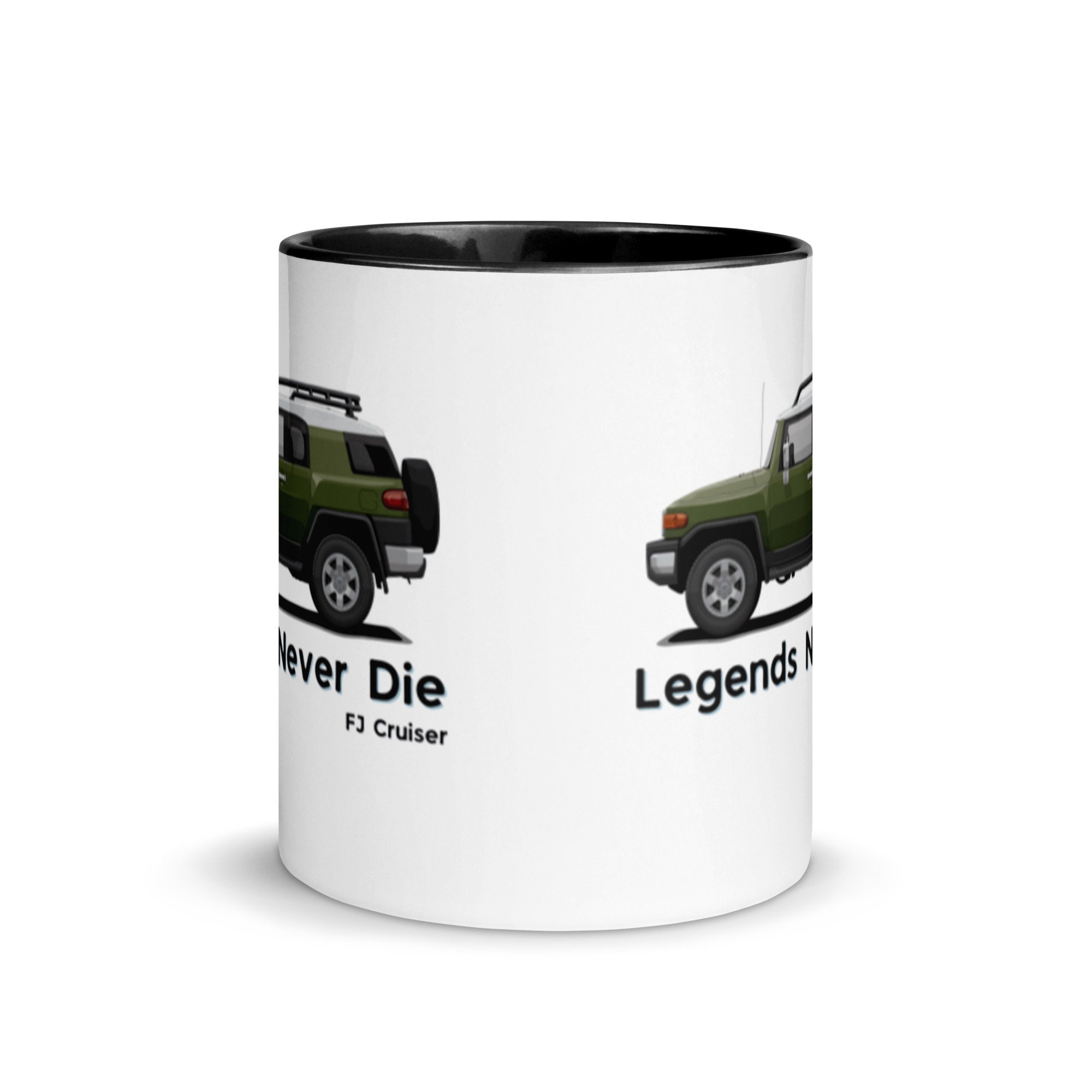 Toyota FJ Cruiser Army Green | Toyota Mug With Color Inside | FJ ...
