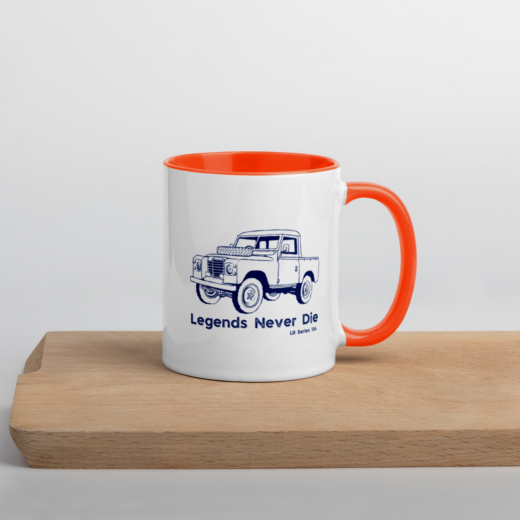 Legends Never Die Mug Land Rover Pick up Series 11A Gift Coffee Mug ...