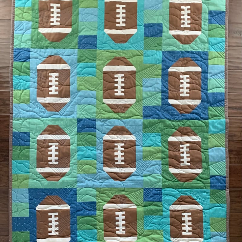 Football Quilts - Etsy