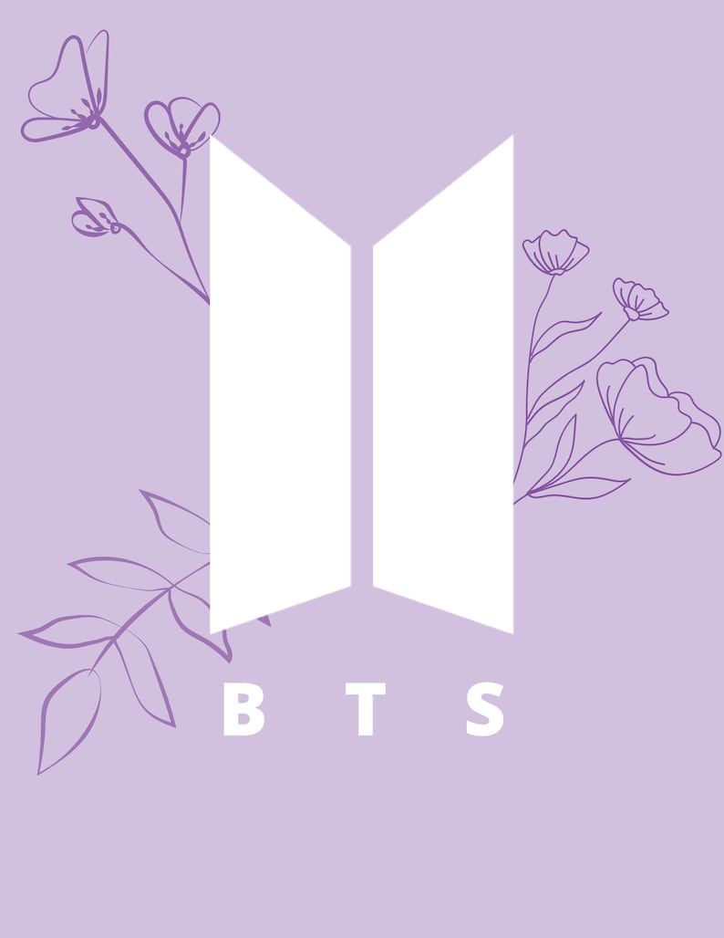 BTS Wall Art Print Set Digital Download | BTS Army Decor | BTS Fan ...