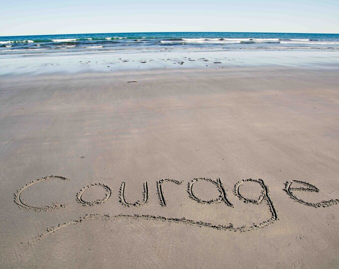 Courage Print - Etsy
