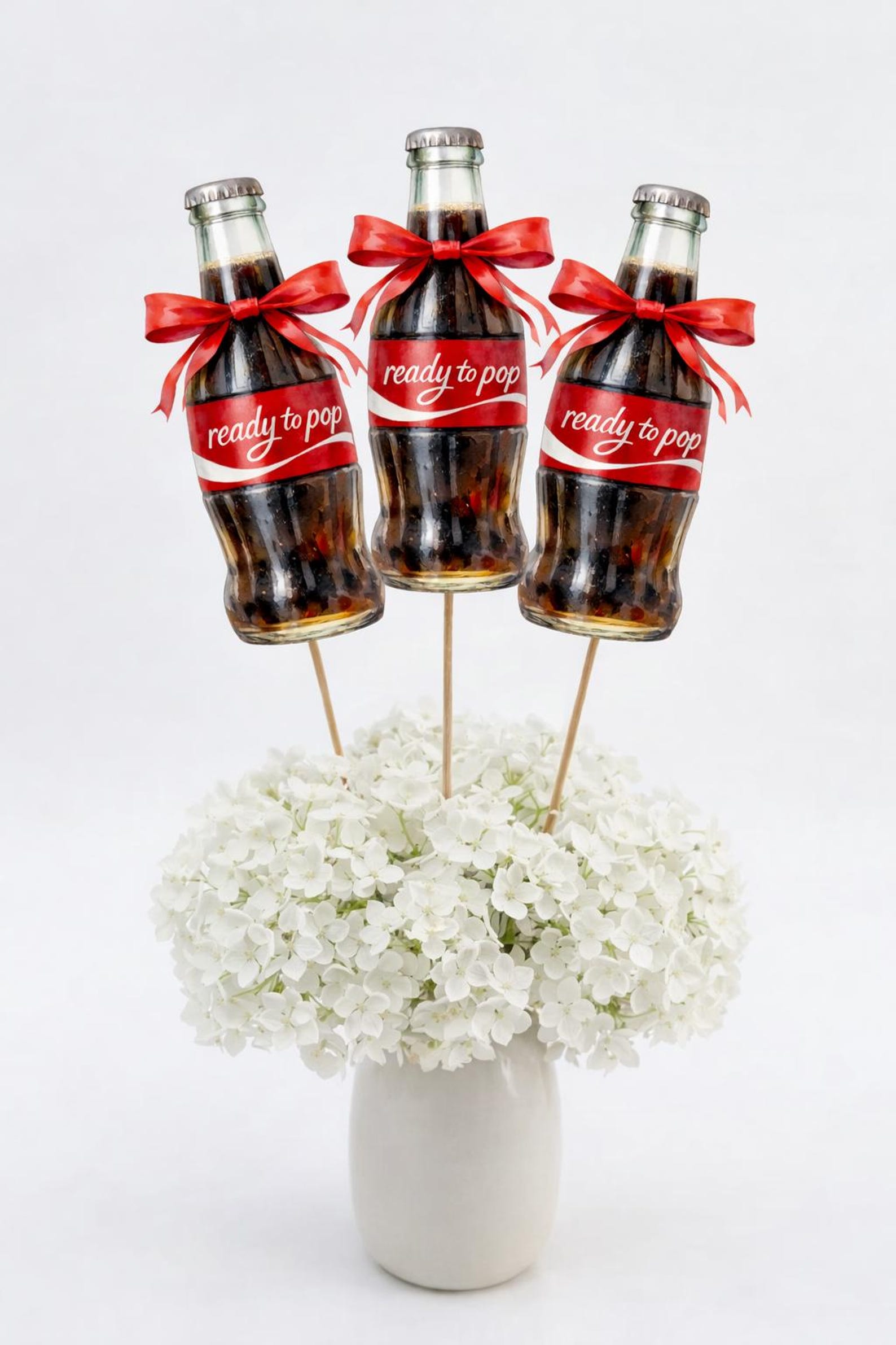 Ready to Pop Baby Shower Coke Centerpiece Cut Outs Coca Cola Inspired ...