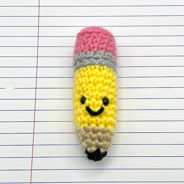 Plush Pencil Crochet - Etsy