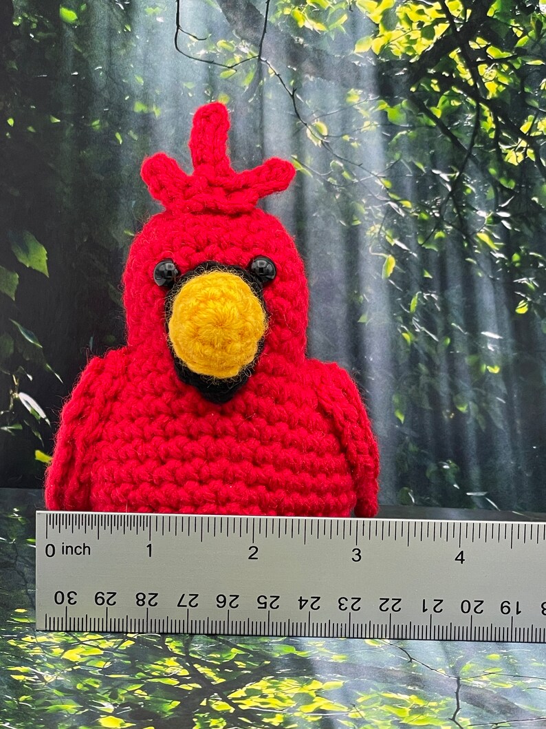 Cardinal Stuffed Animal - Red Bird Plushie - Etsy