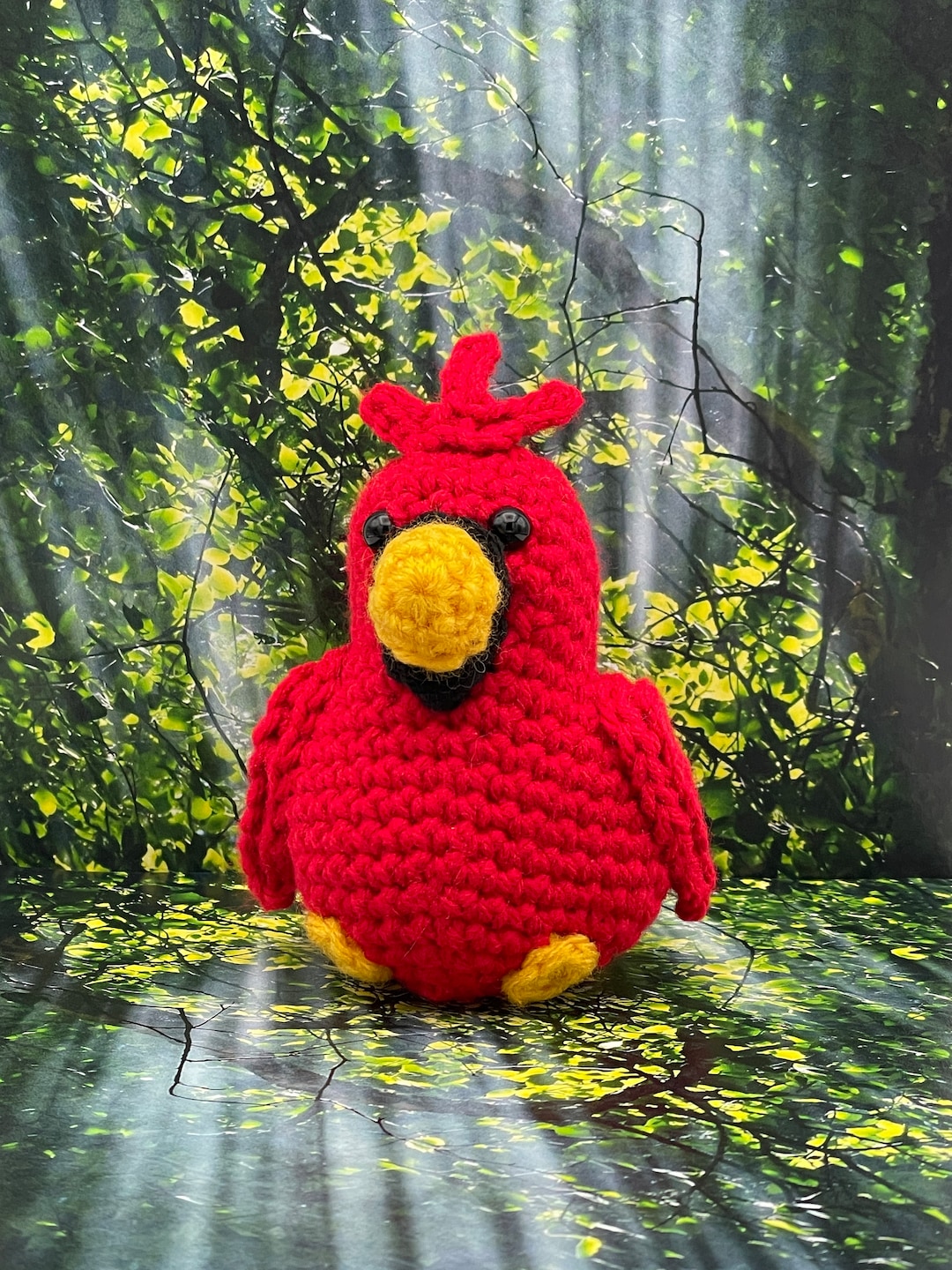 Cardinal Stuffed Animal - Red Bird Plushie - Etsy