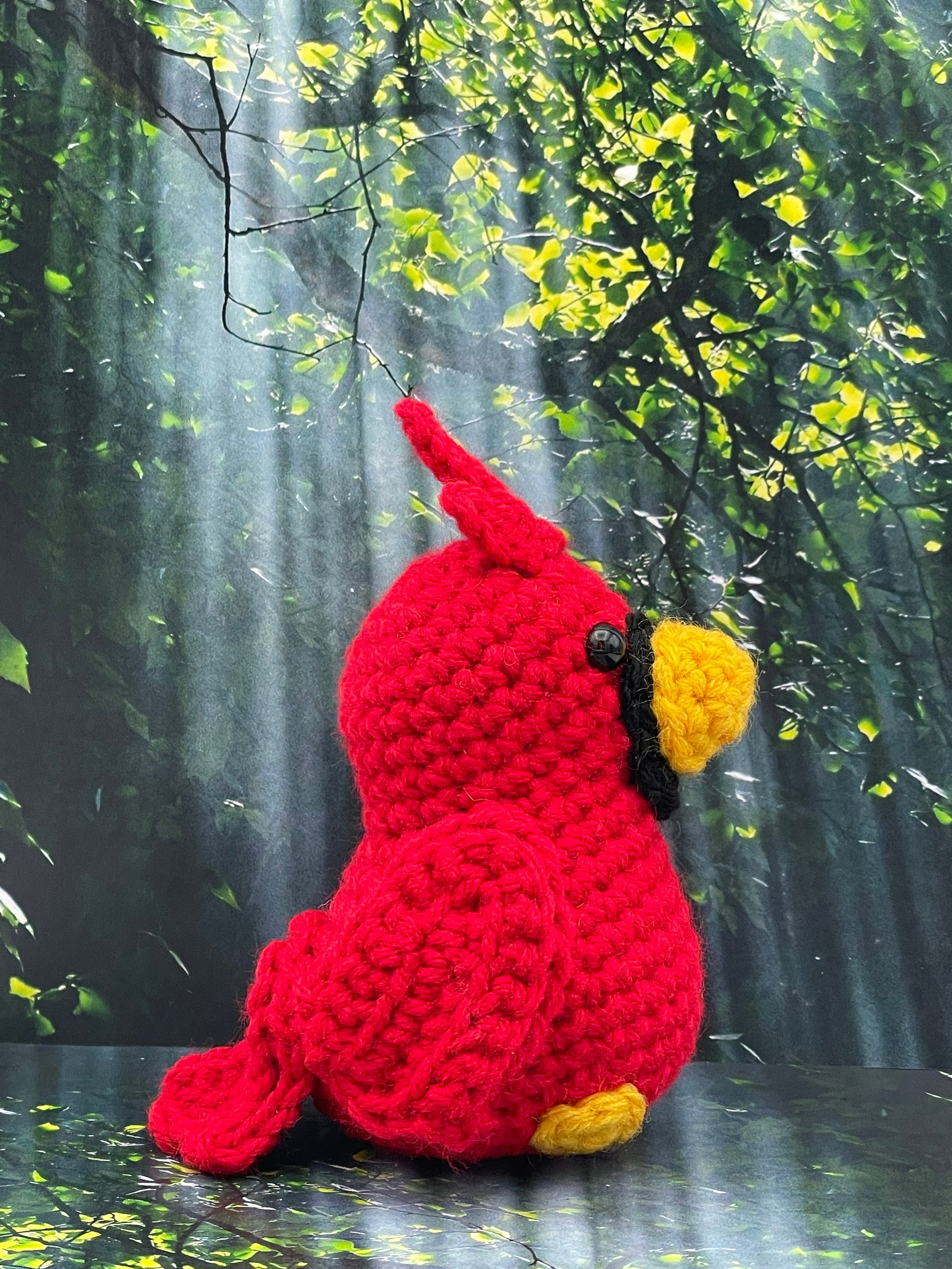 Cardinal Stuffed Animal - Red Bird Plushie - Etsy