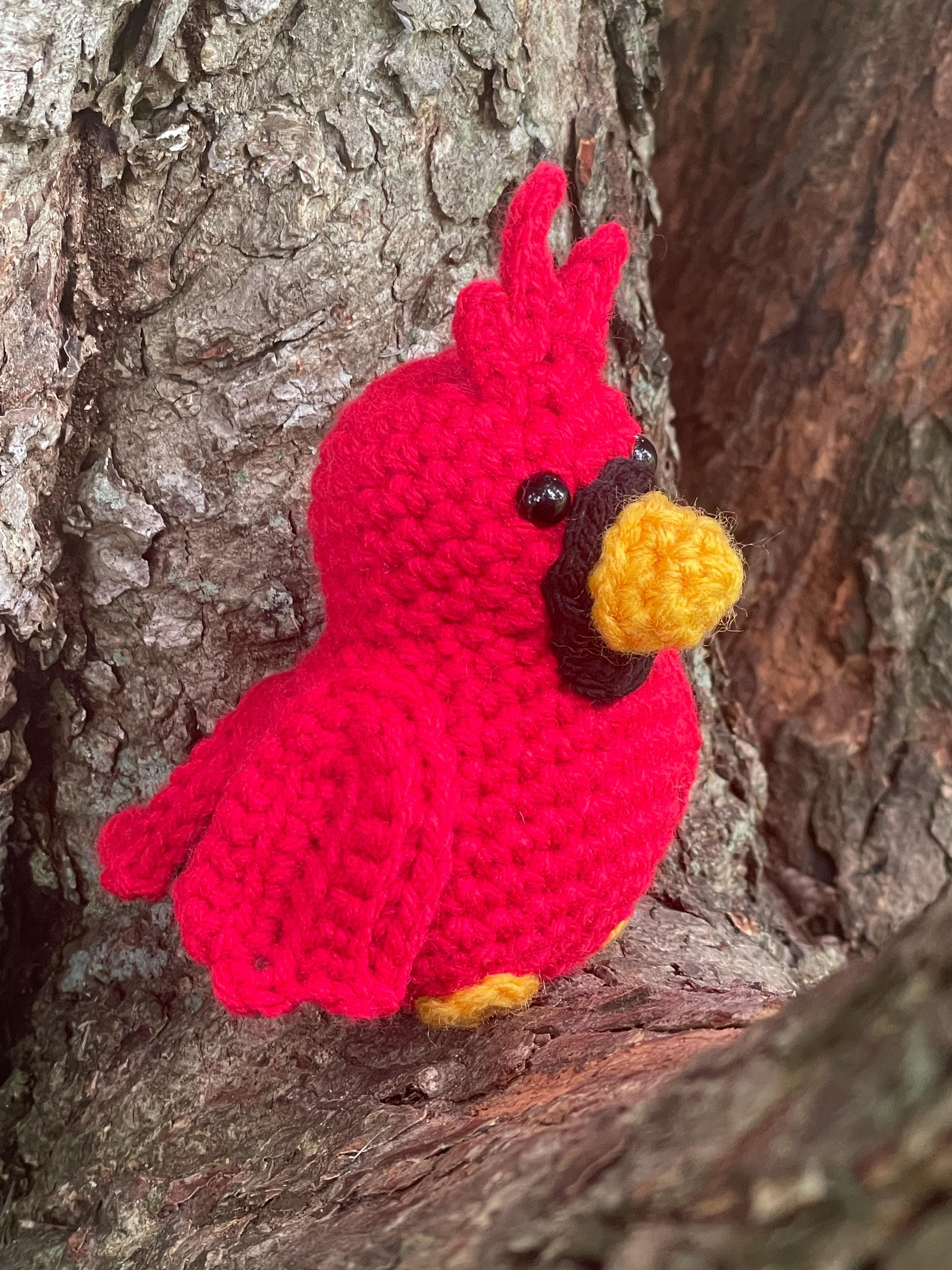 Cardinal Stuffed Animal - Red Bird Plushie - Etsy