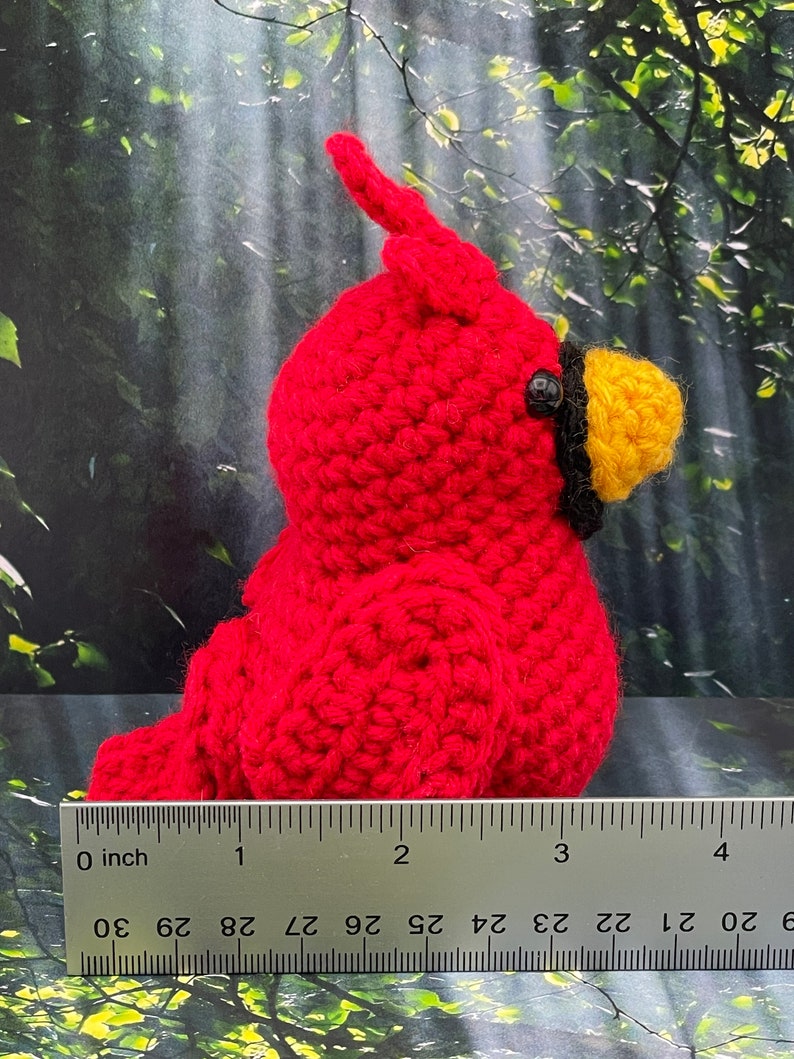 Cardinal Stuffed Animal - Red Bird Plushie - Etsy