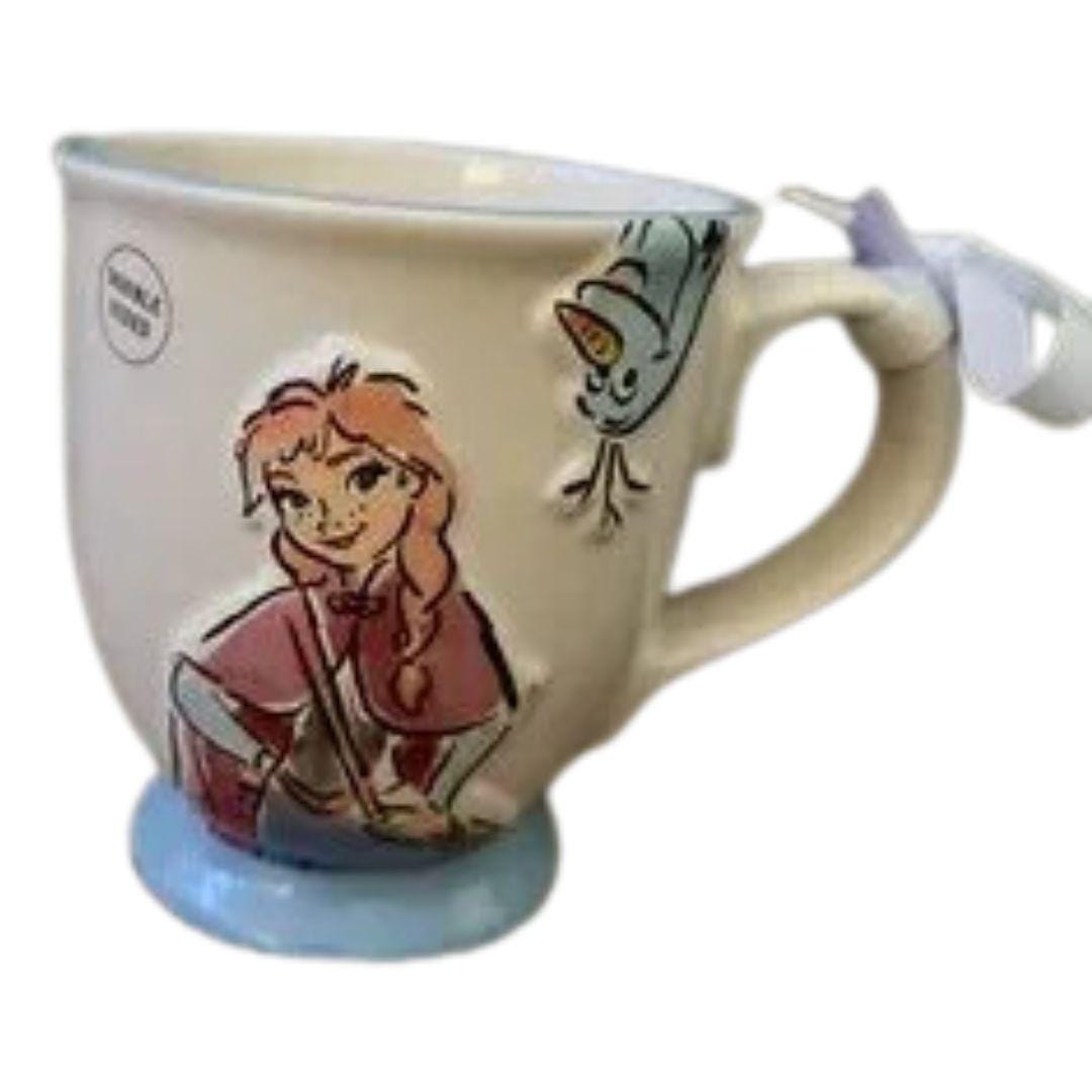 Rae Dunn Anna Frozen Mug 16oz, Disney Princess Ceramic Coffee Cup ...