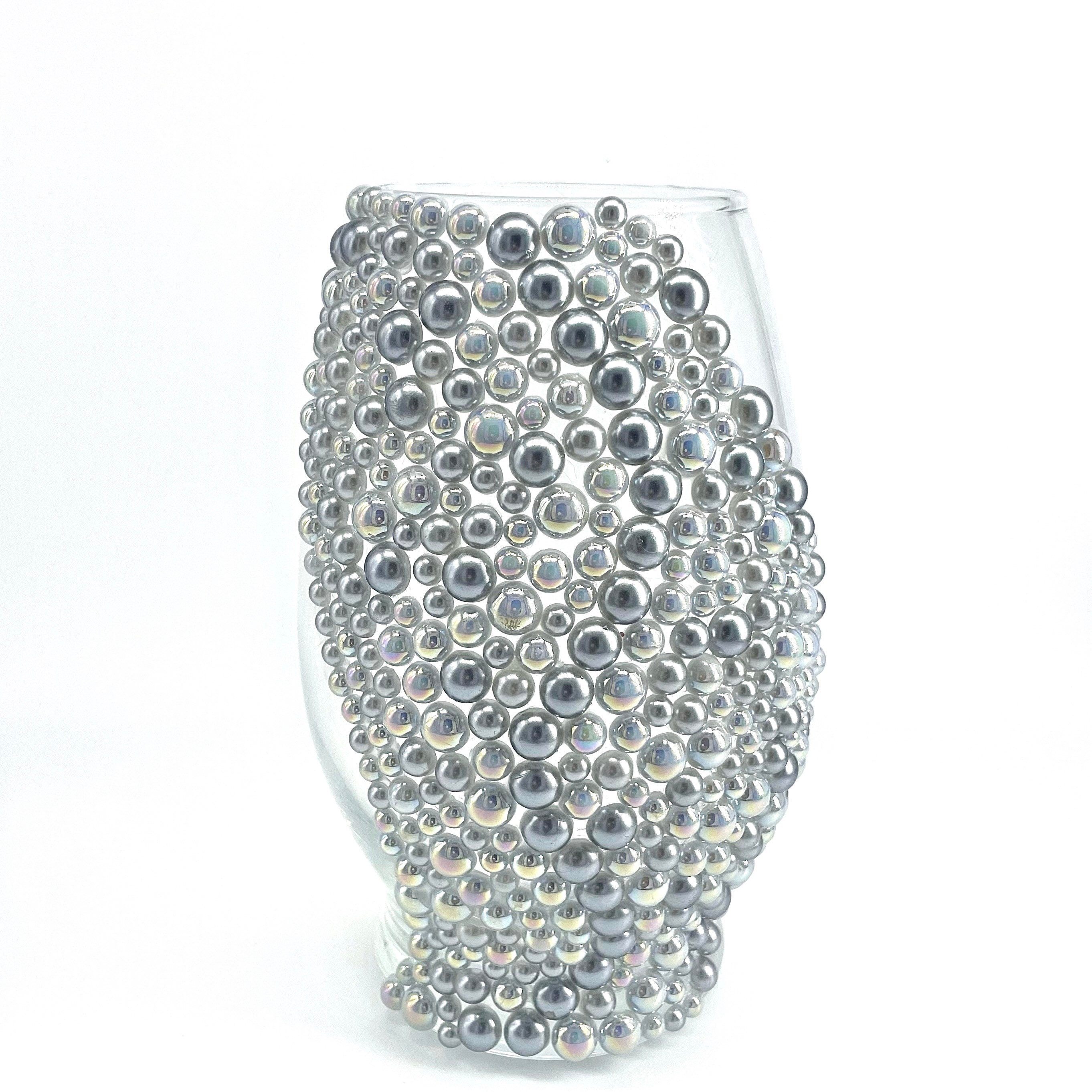 Vases Home & Living Organization Luxury Colorful AB Crystals Glass Vase ...