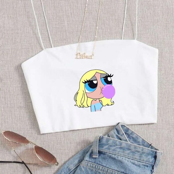 Powerpuff Girls Crop Tops - Etsy