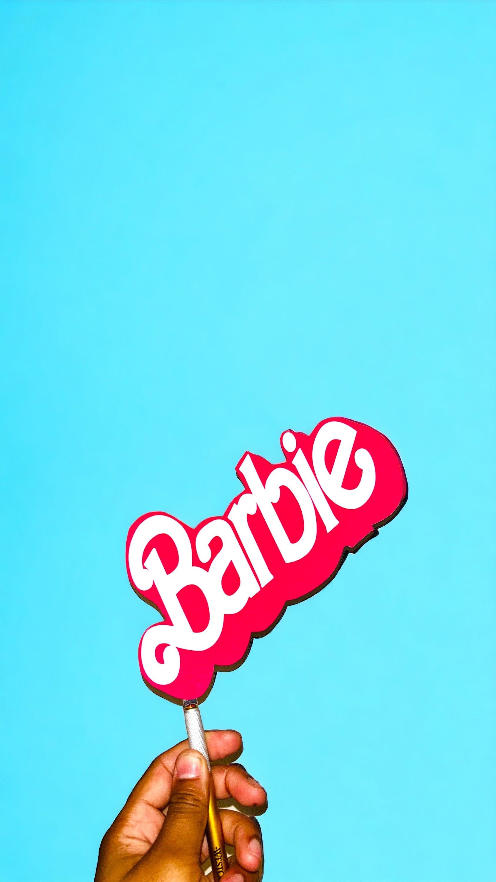 Girly Die-cut Doll Pink Logo Sticker - Etsy