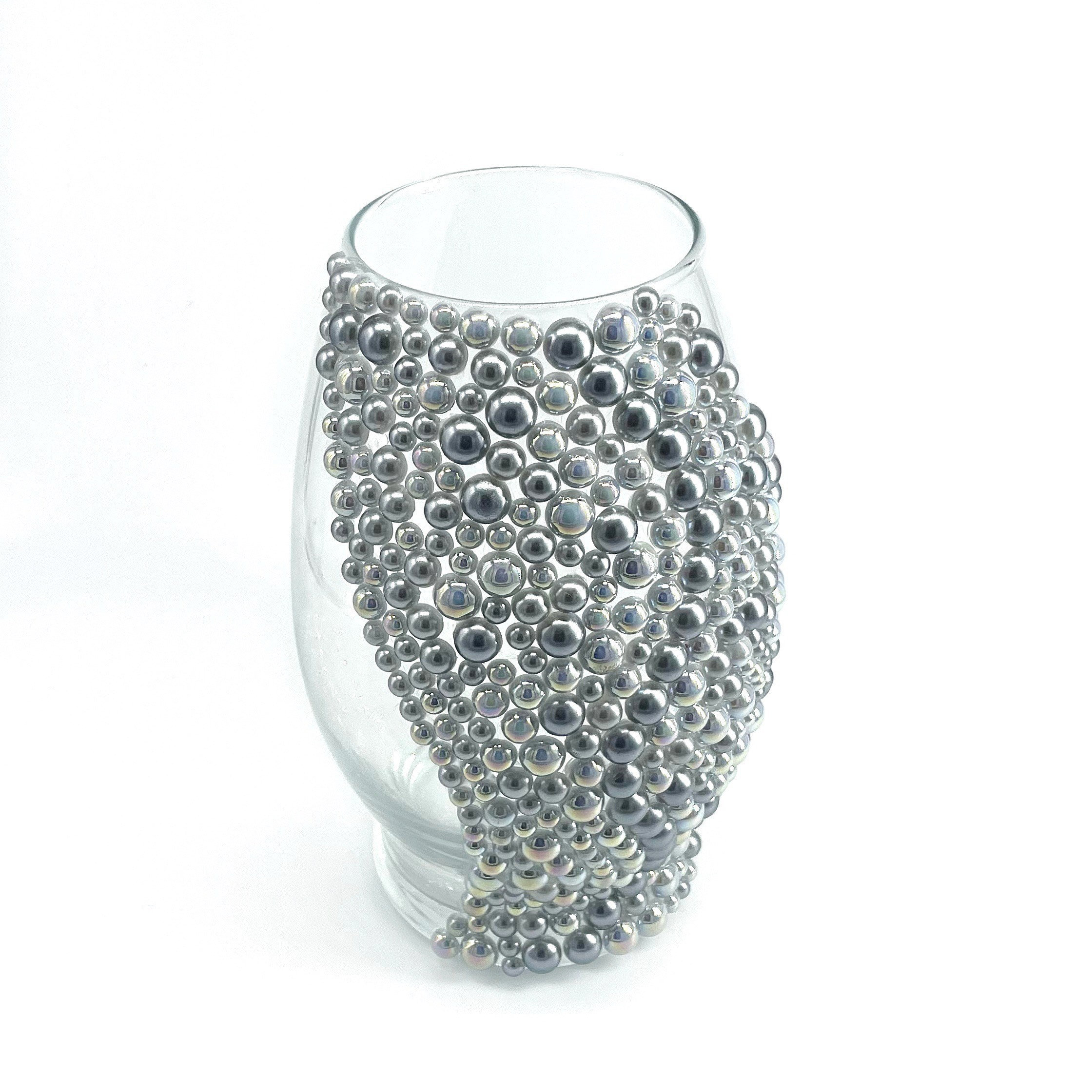 Vases Home & Living Organization Luxury Colorful AB Crystals Glass Vase ...