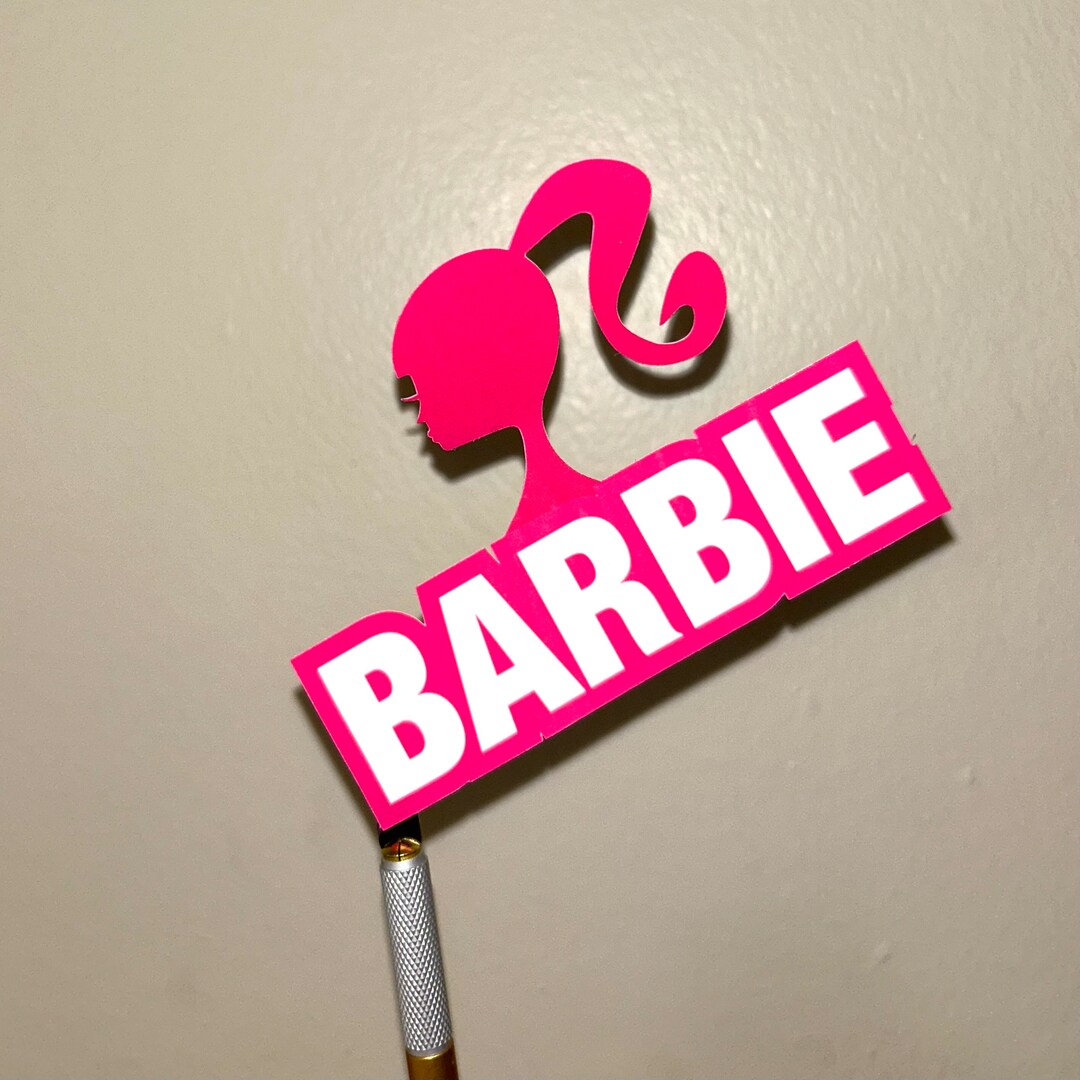 Girly Logo Doll Head Sticker - Etsy