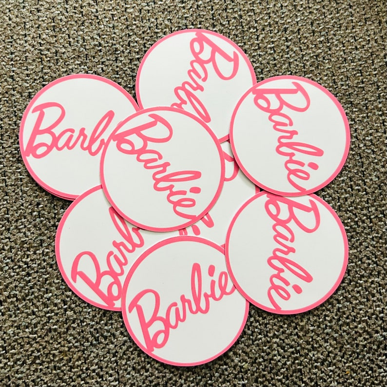 Cute Pink Girly Water-resistant Sticker - Etsy