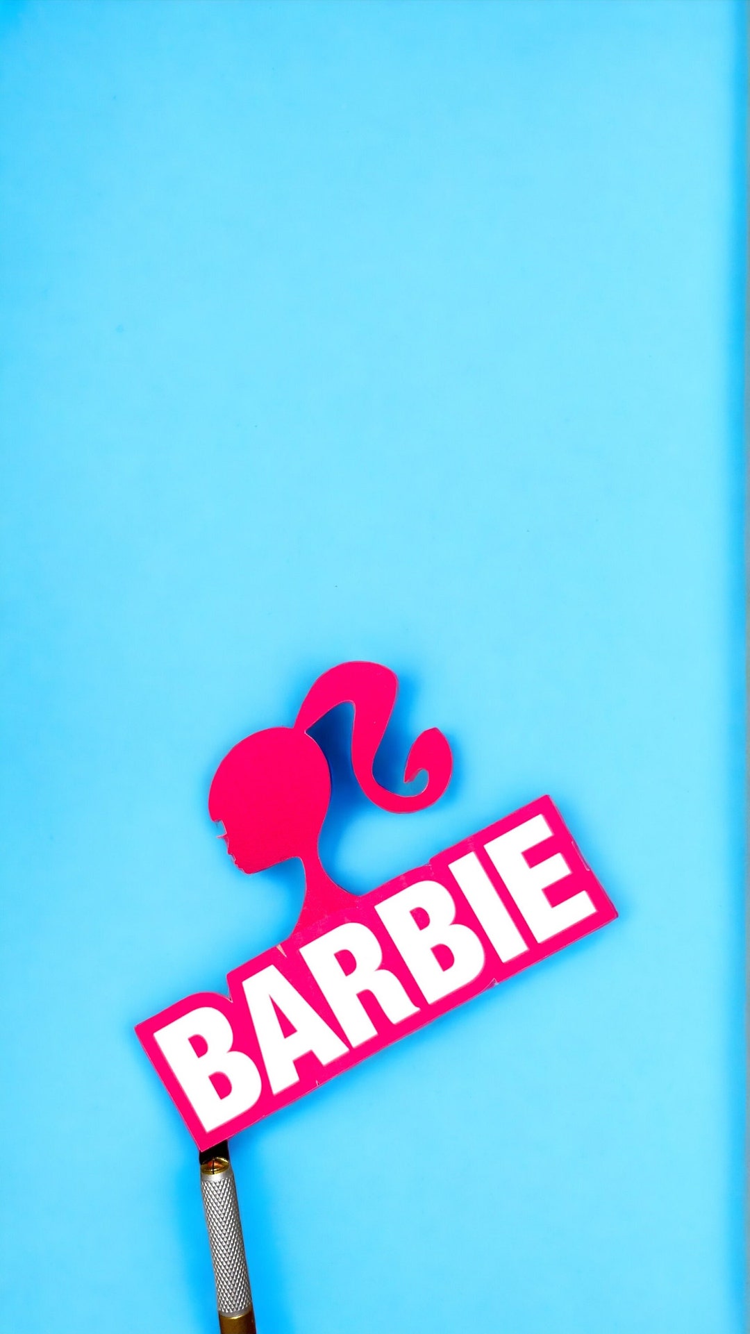 Girly Logo Doll Head Sticker - Etsy
