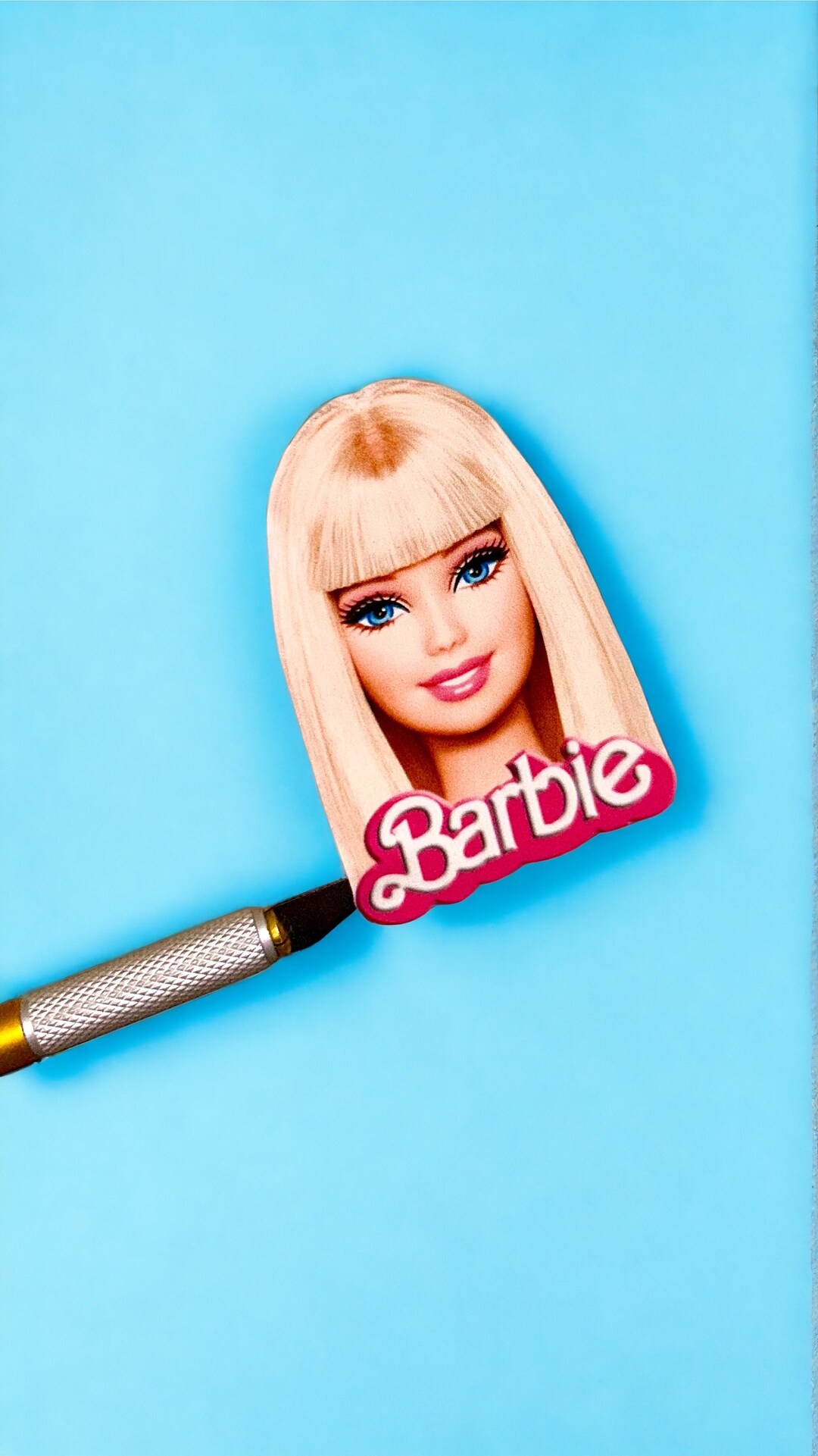 Girly Die-cut Realistic Doll Head Water-resistant Sticker - Etsy