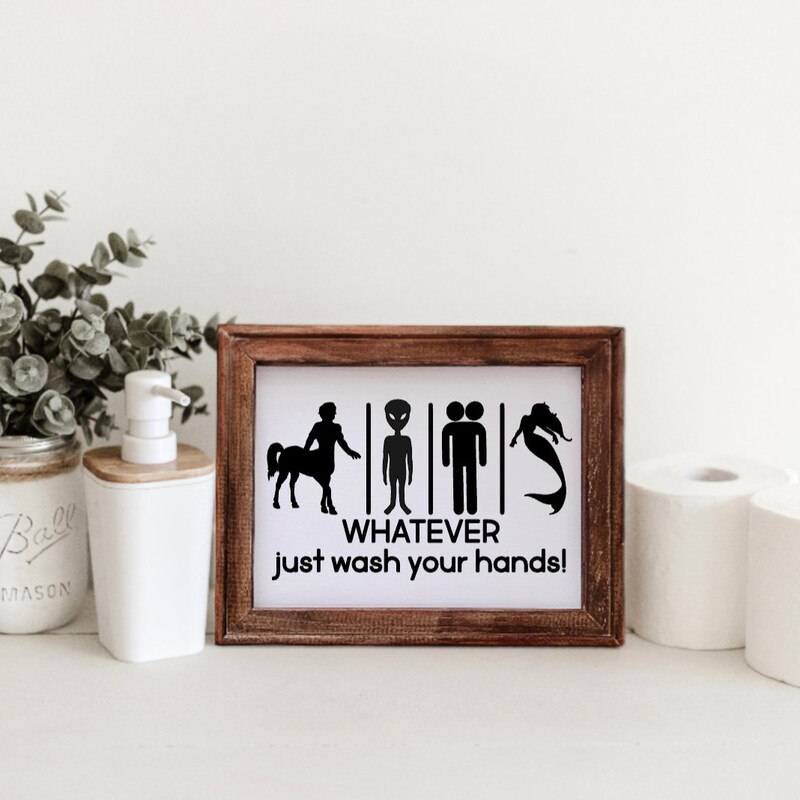 Fun Bathroom Signs - Etsy