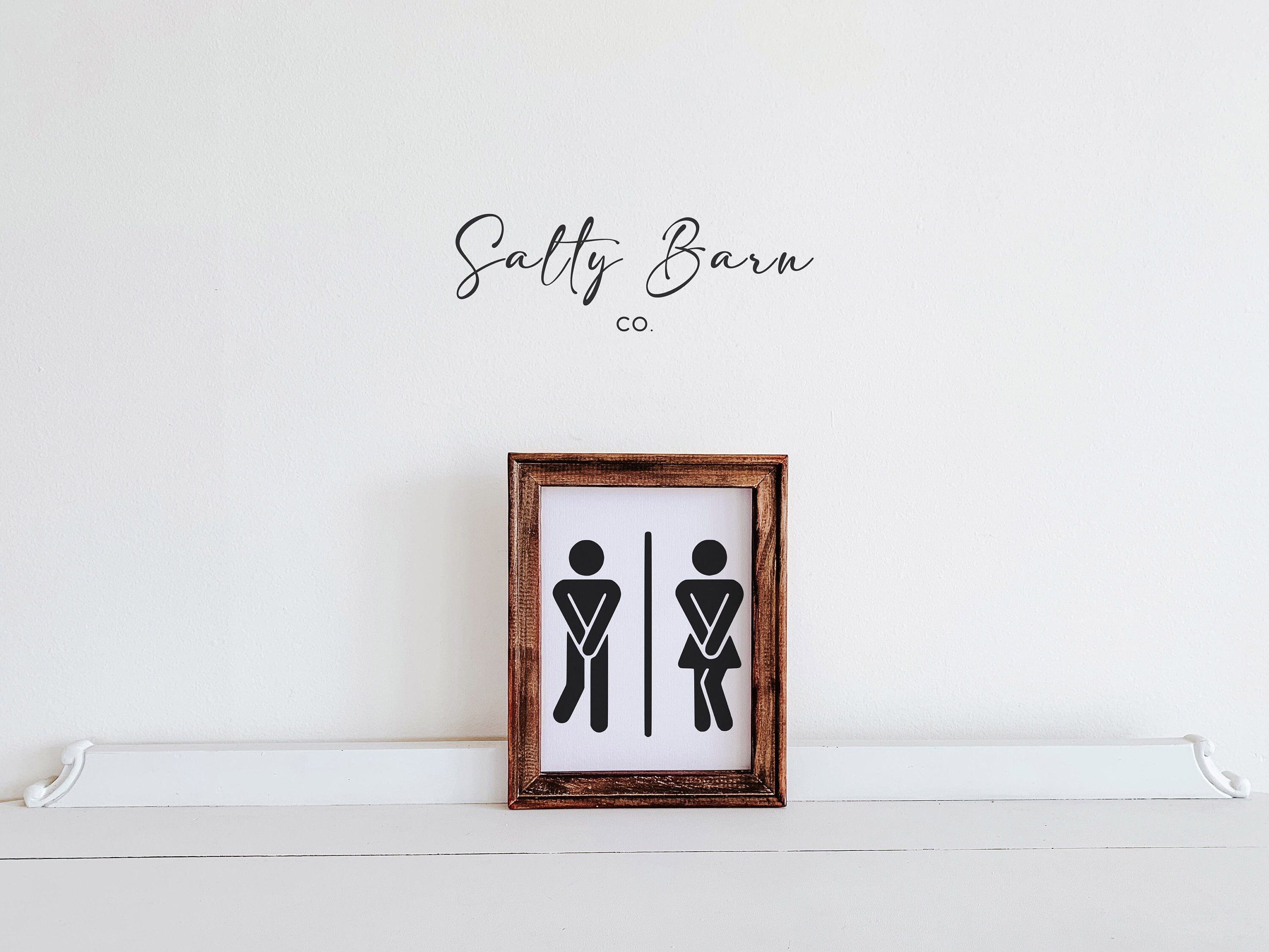 Unisex Bathroom Sign WC Bathroom Sign WC Sign WC Sign for - Etsy Australia