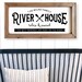 Custom River House Sign Personalised Gift River House Decor River House ...