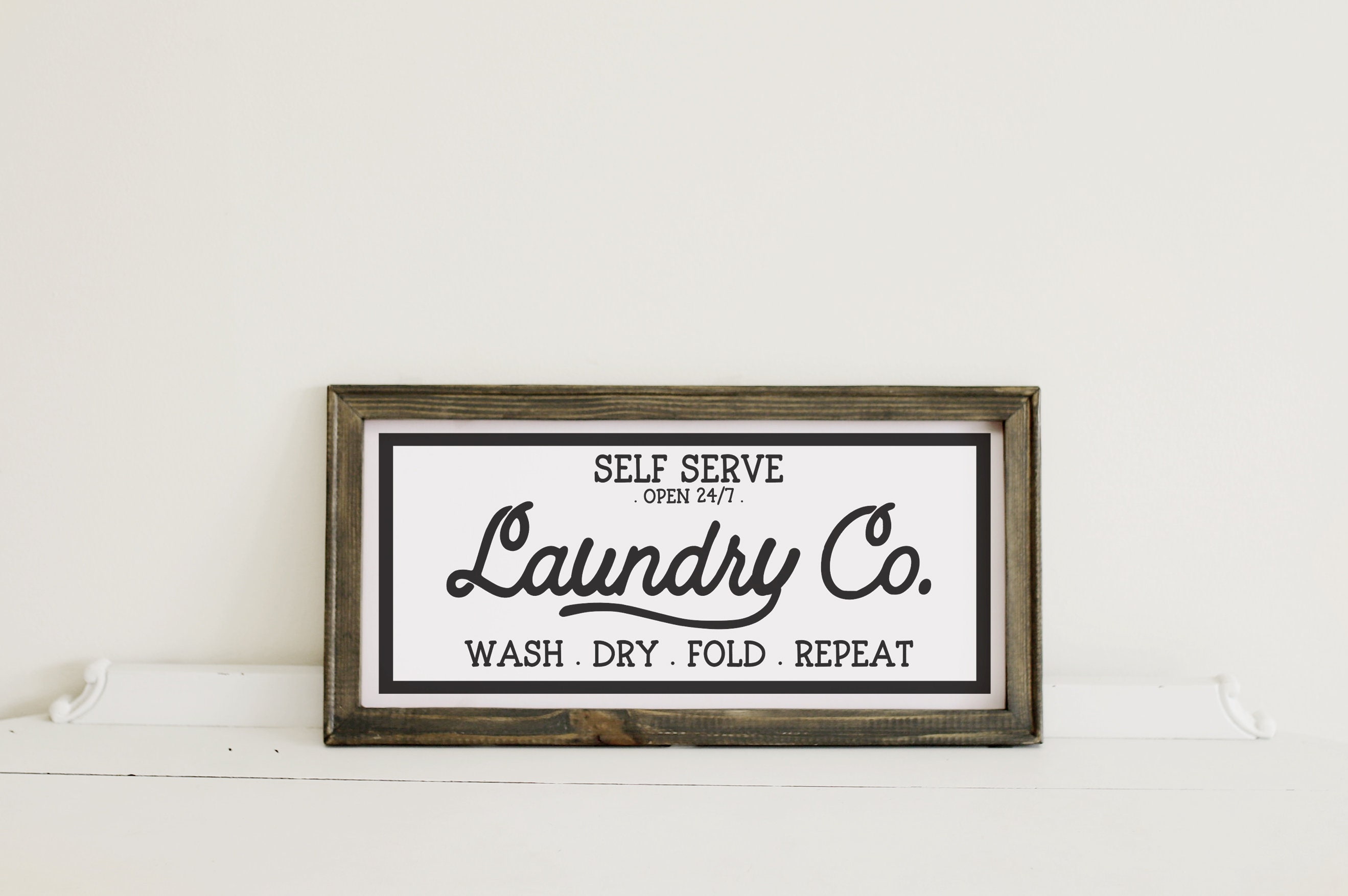 Laundry Room Sign Wash Dry Fold Sign Wash Dry Fold Repeat | Etsy Australia
