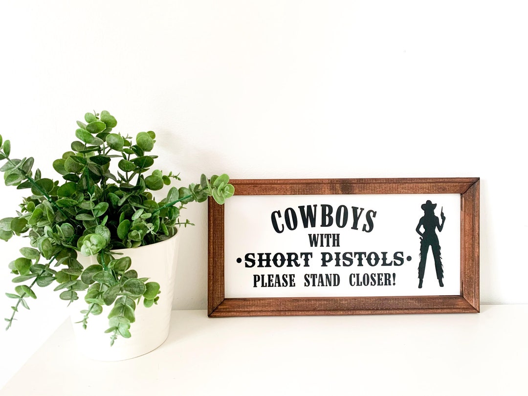 Fun Bathroom Wall Art Western Decor Cowboy Bathroom Decor Western Style ...