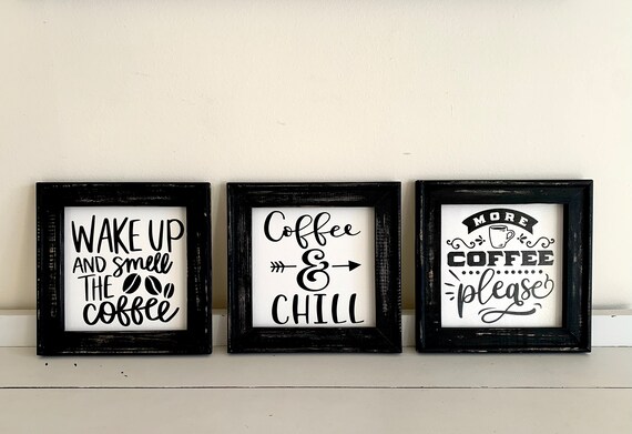 Coffee Lovers Gifts Coffee Signs Coffee Sign Kitchen Decor - Etsy