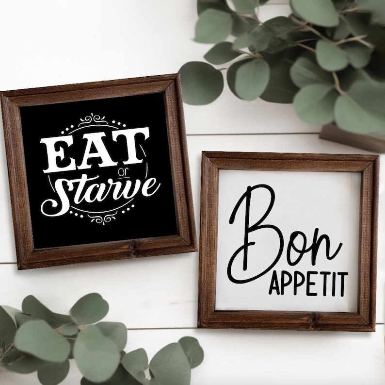 Kitchen Signs for Wall Farmhouse Kitchen Decor Home Decor Cottage ...