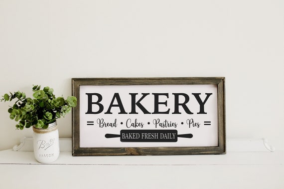 Bakery Sign Kitchen Decor Kitchen Sign Kitchen Wall Decor - Etsy