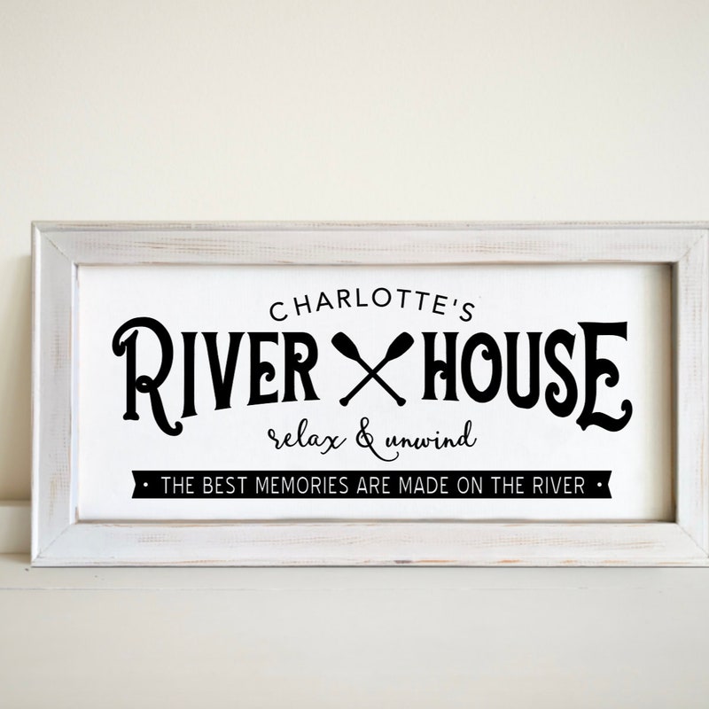 River House Sign - Etsy