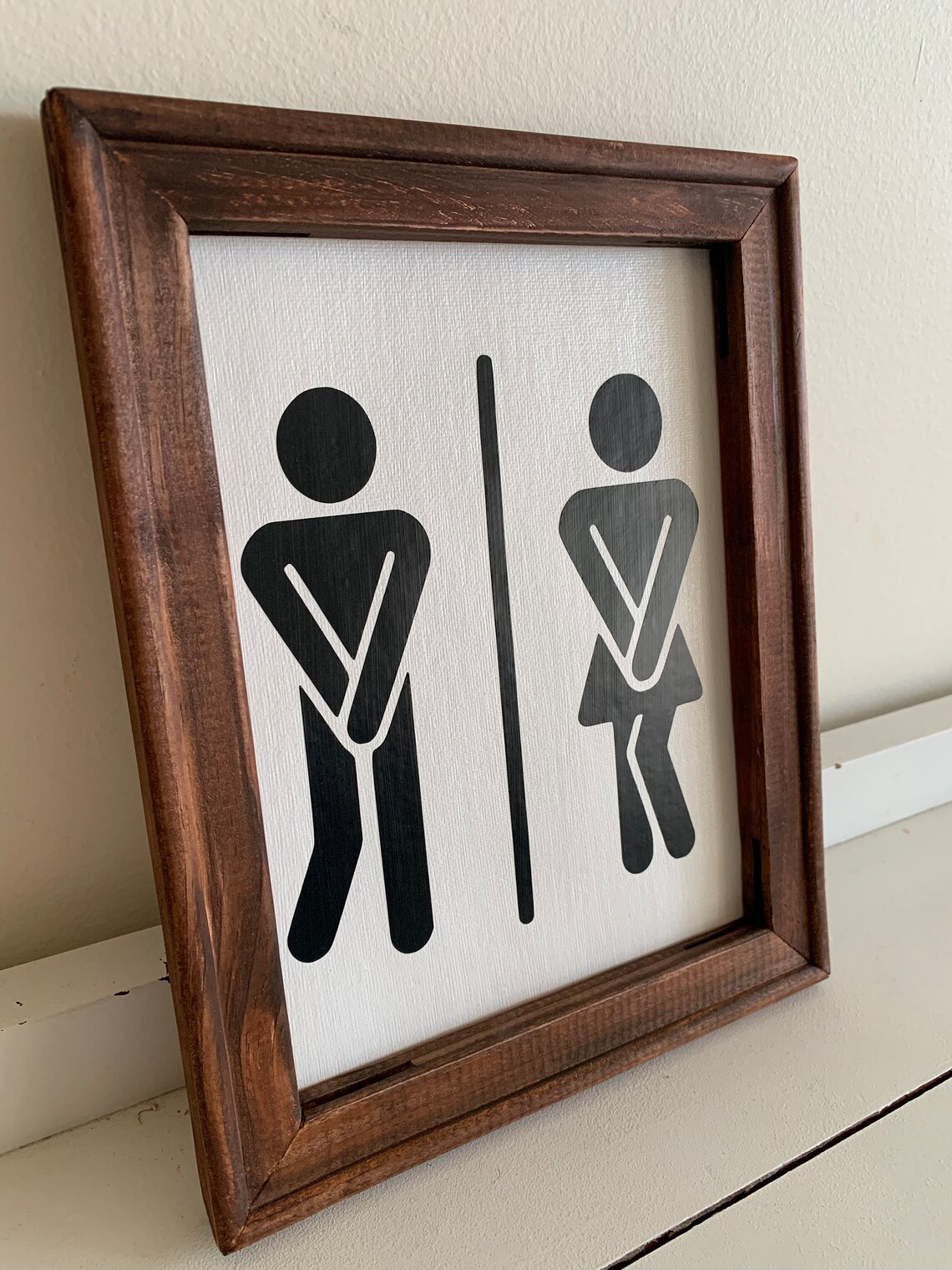Unisex Bathroom Sign WC Bathroom Sign WC Sign WC Sign for - Etsy Australia