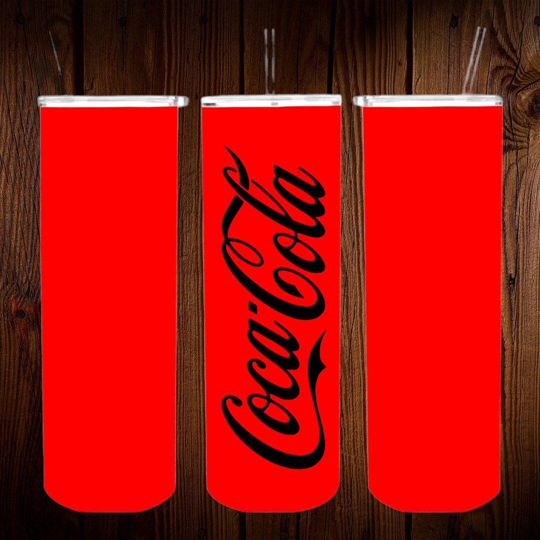 Coca Cola Soda Pop Wrap 20 Oz Tumbler PNG Instant Download Sublimation ...