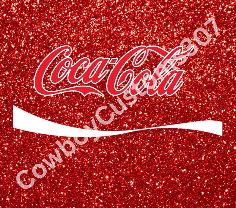 Coca Cola Wrap 20 Oz Tumbler PNG Instant Download Sublimation Printable ...