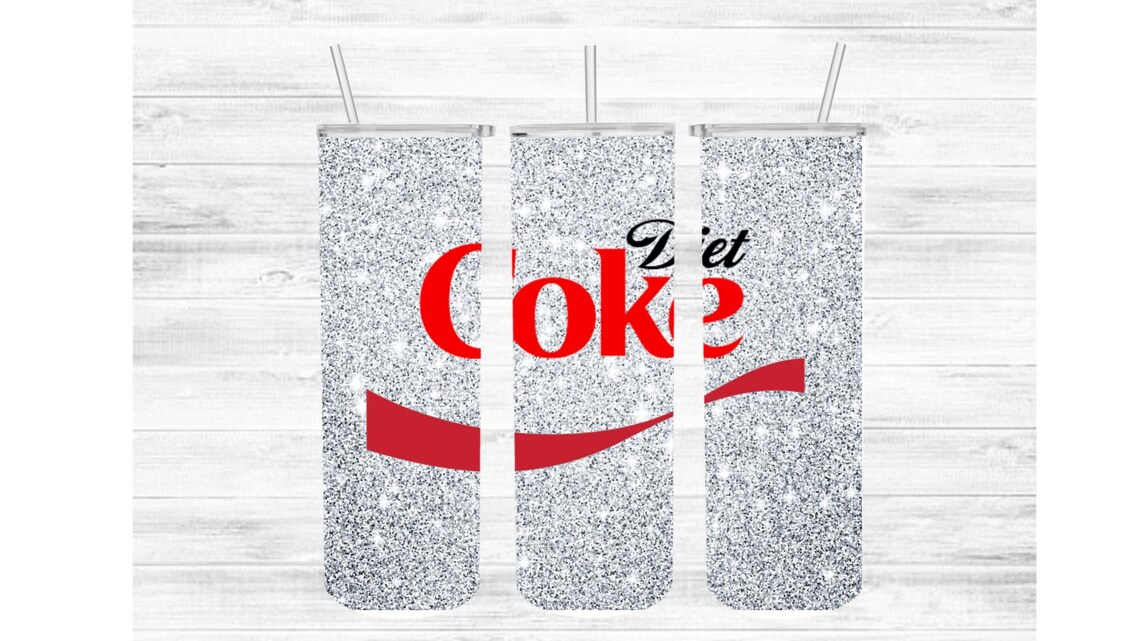 Diet Coke Wrap 20 Oz Tumbler PNG Instant Download Sublimation Printable ...