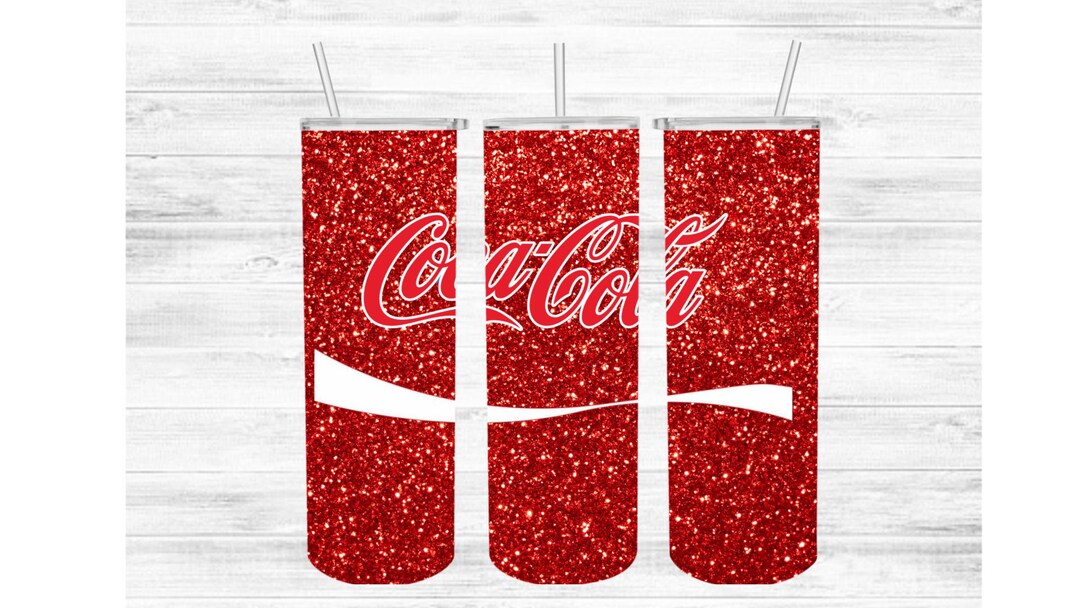 Coca Cola Wrap 20 Oz Tumbler PNG Instant Download Sublimation Printable ...