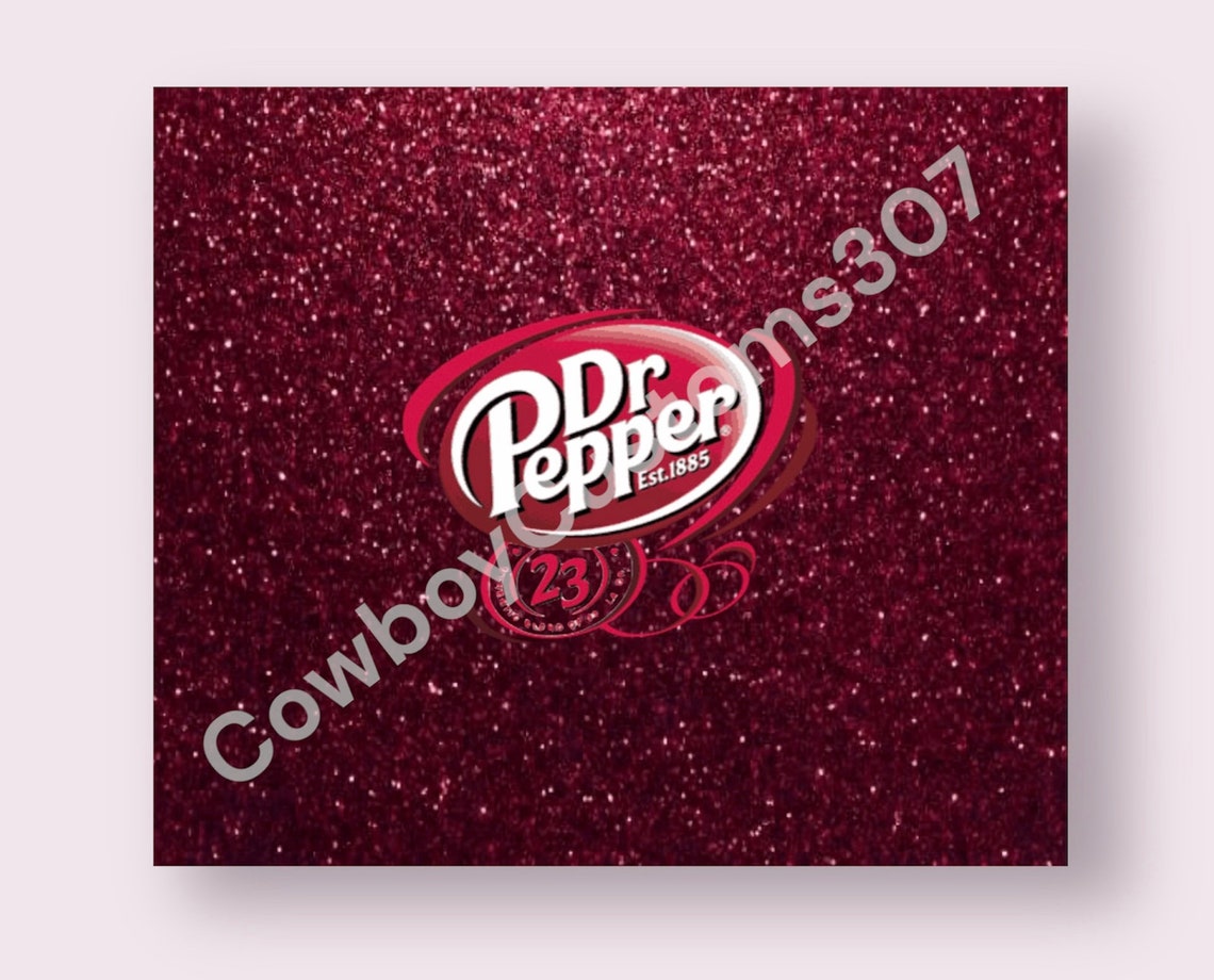 Dr. Pepper Wrap 20 Oz Tumbler PNG Instant Download Sublimation ...