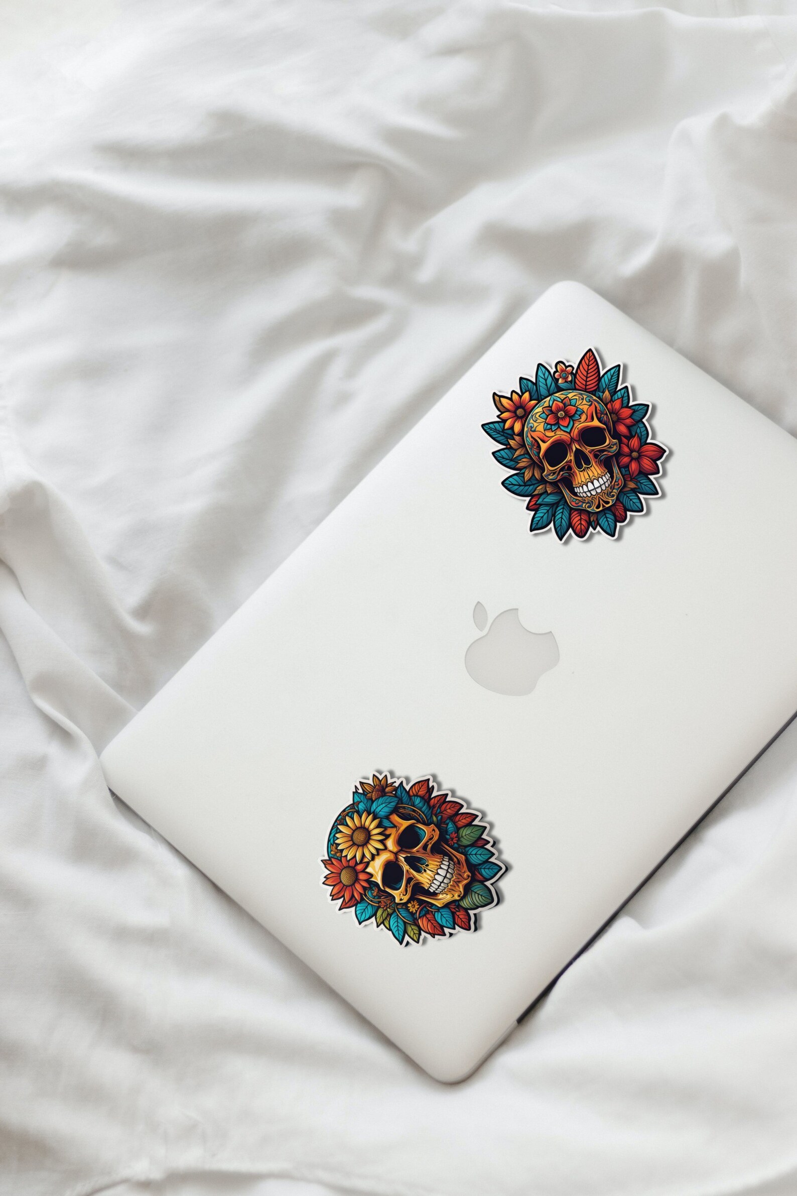 SKULL STICKERS, Transparent Background, High Res, Clipart, Digital PNG ...