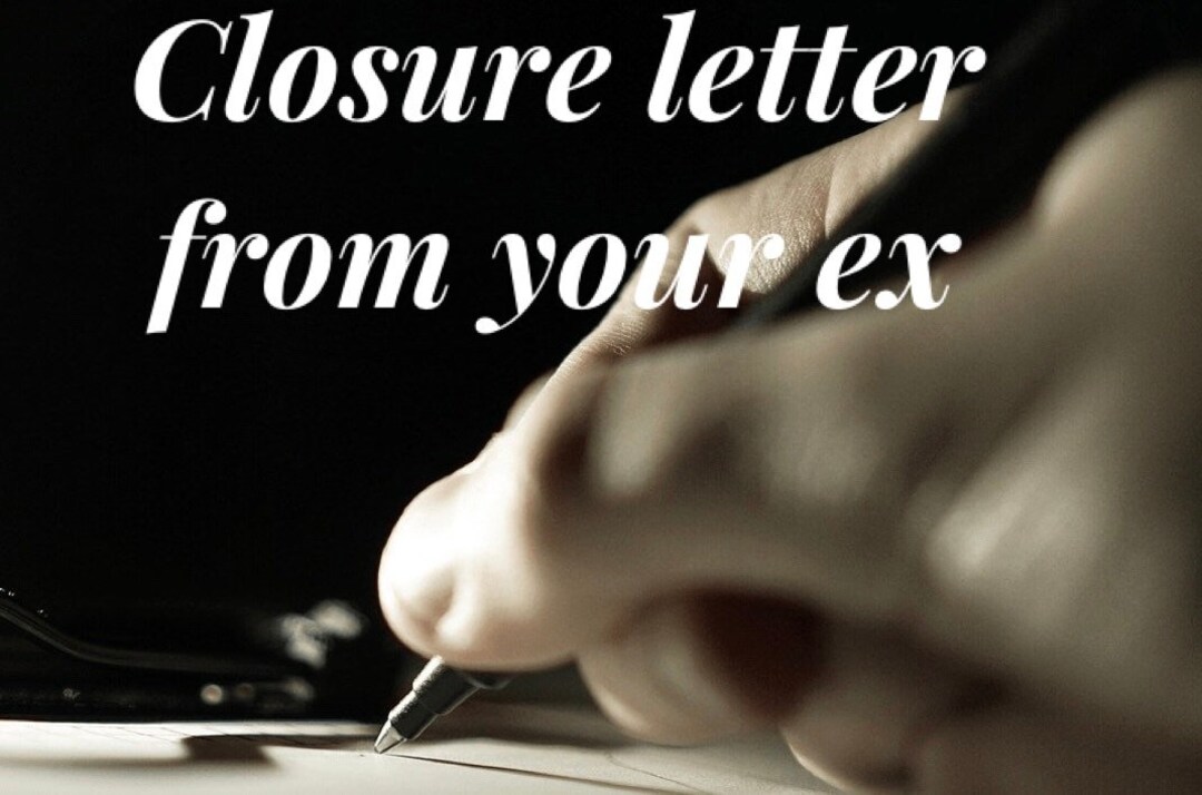 Closure Letter From Your Ex - Etsy