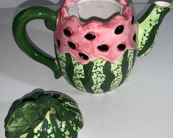 Watermelon Teapot - Etsy