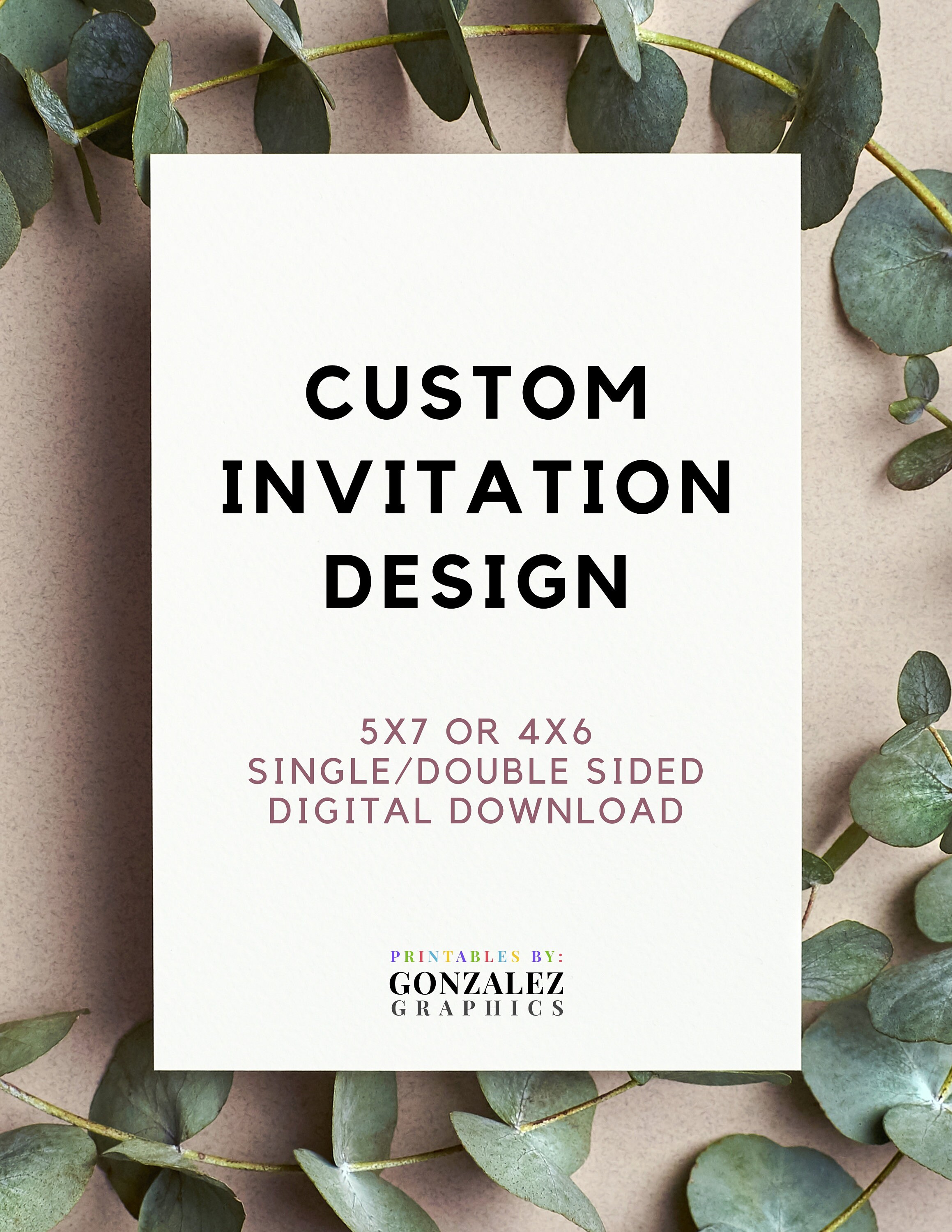 Custom Invitation Design, Create Your Own Invite, Custom Birthday ...
